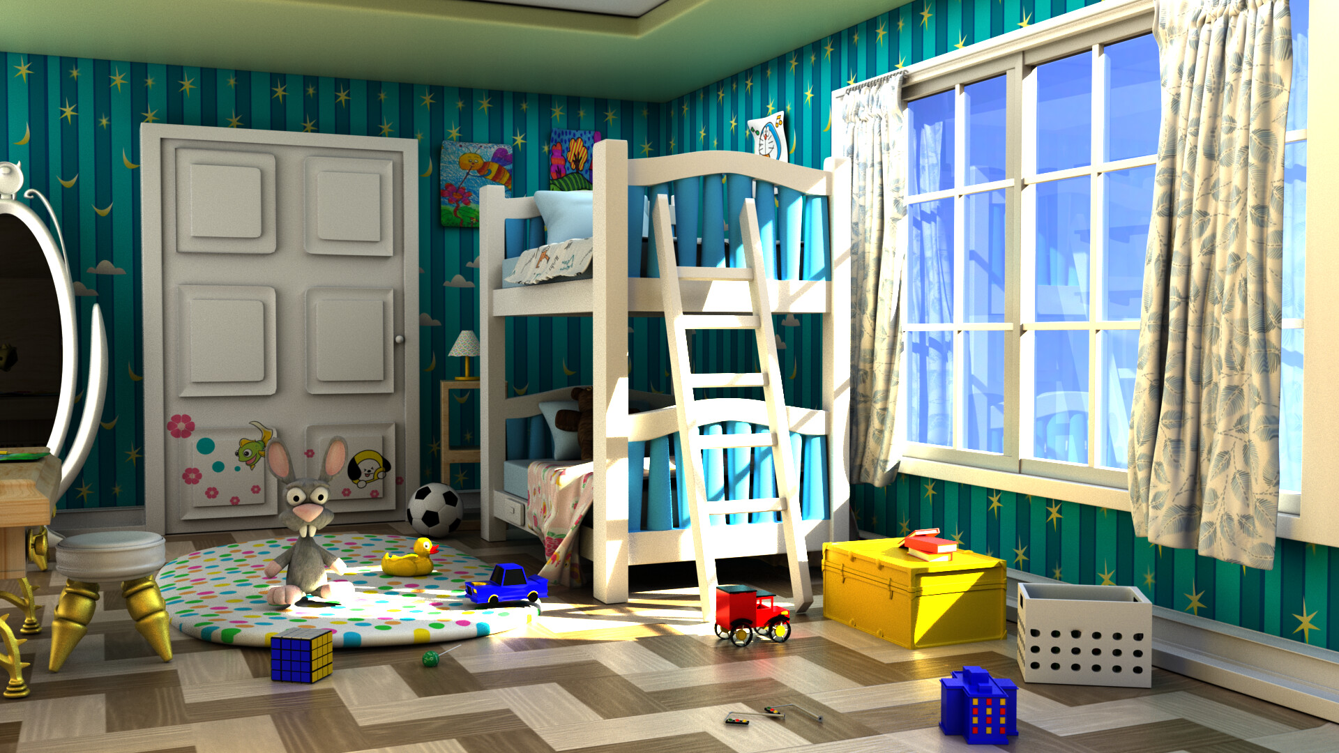 ArtStation - kid's room
