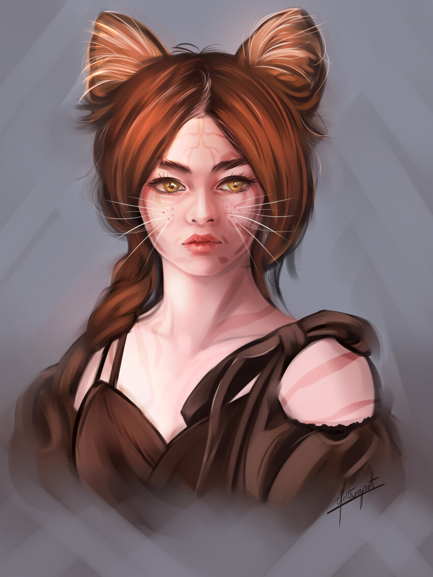 ArtStation - The Wild Beast girl