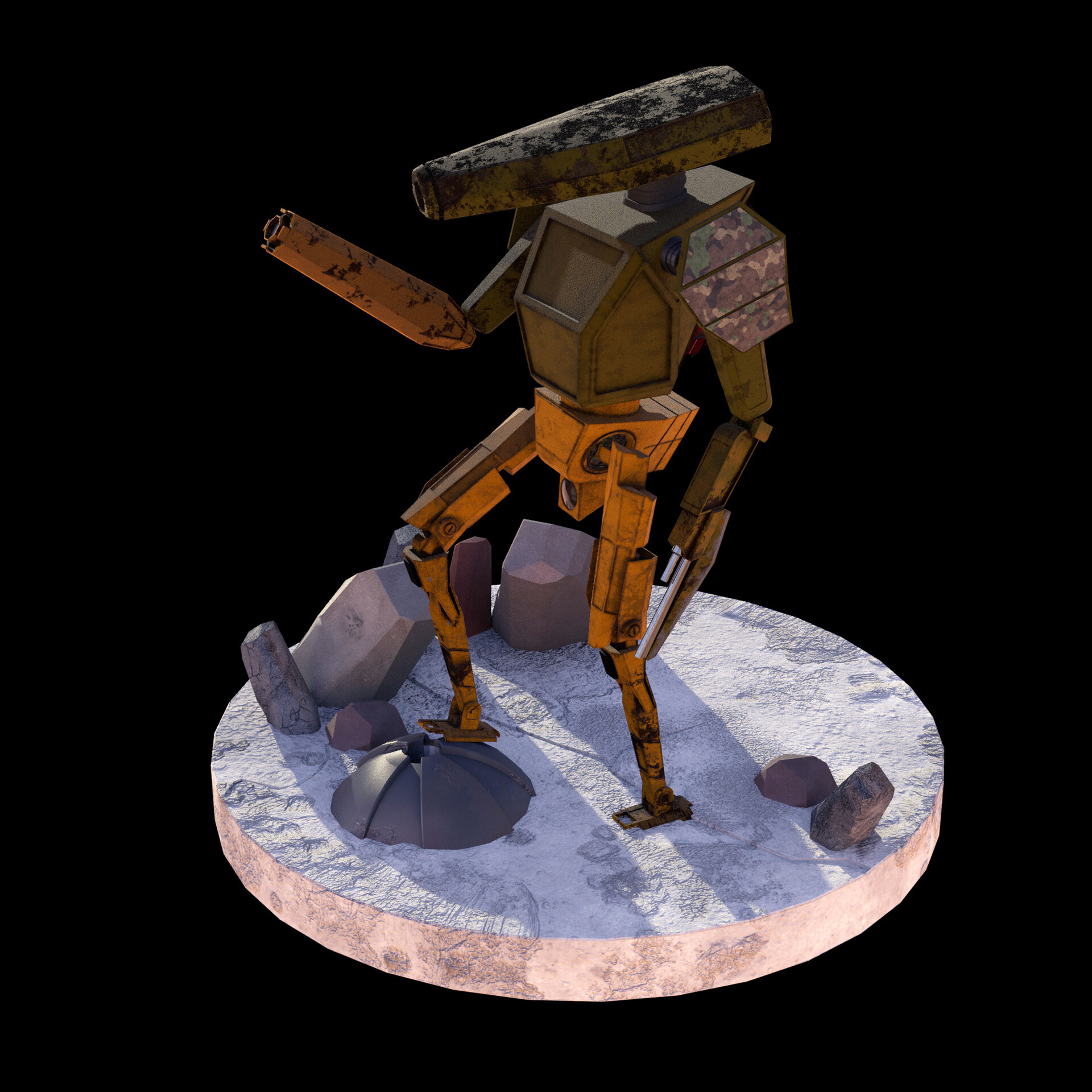 ArtStation - Sci-Fi battle robot