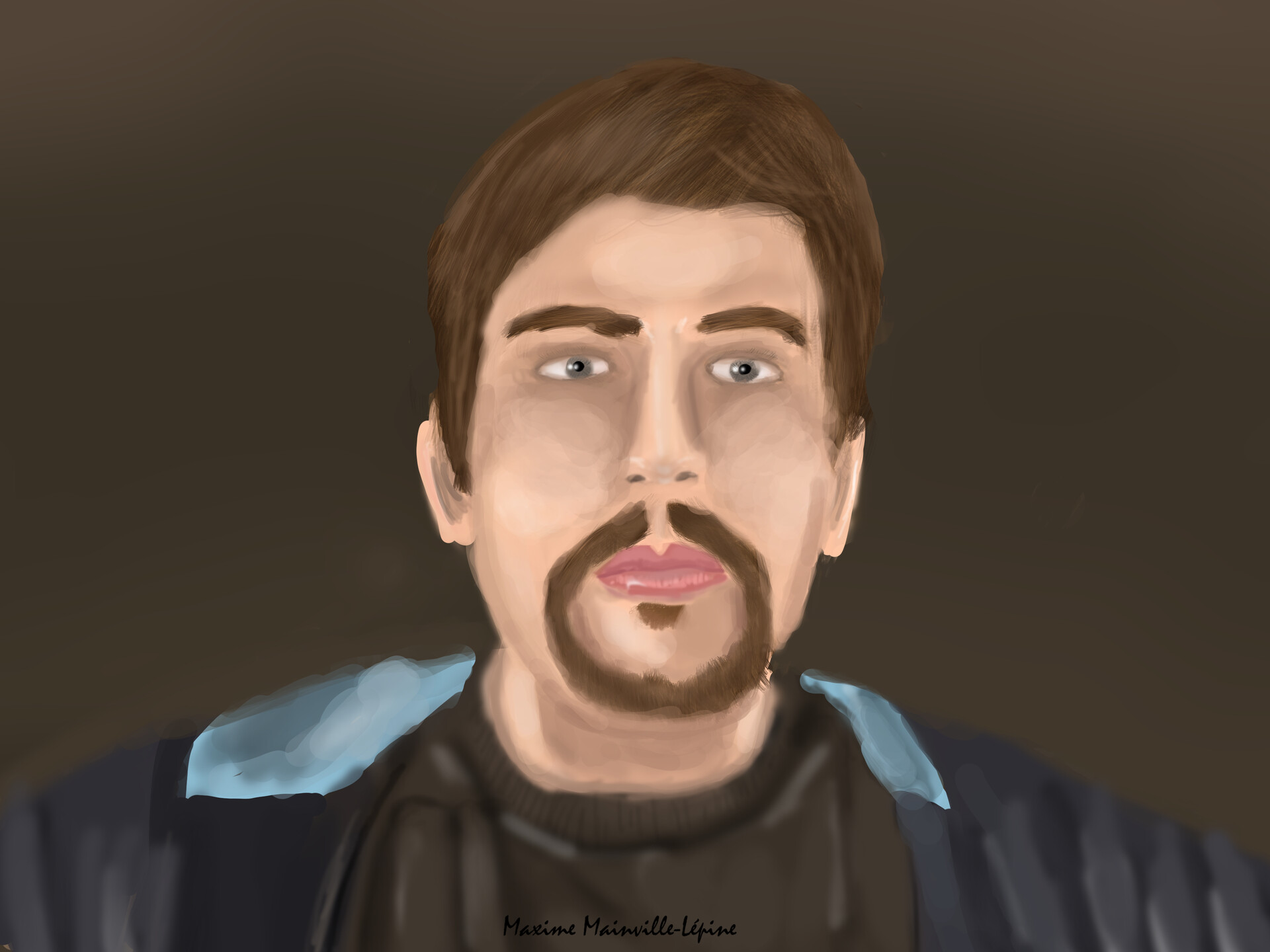 ArtStation - autoportrait /self portrait