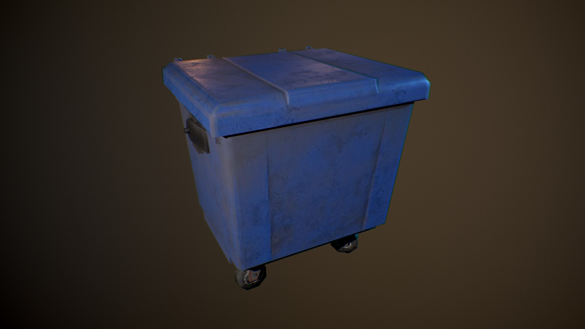 ArtStation - Street garbage dumpster lowpoly prop