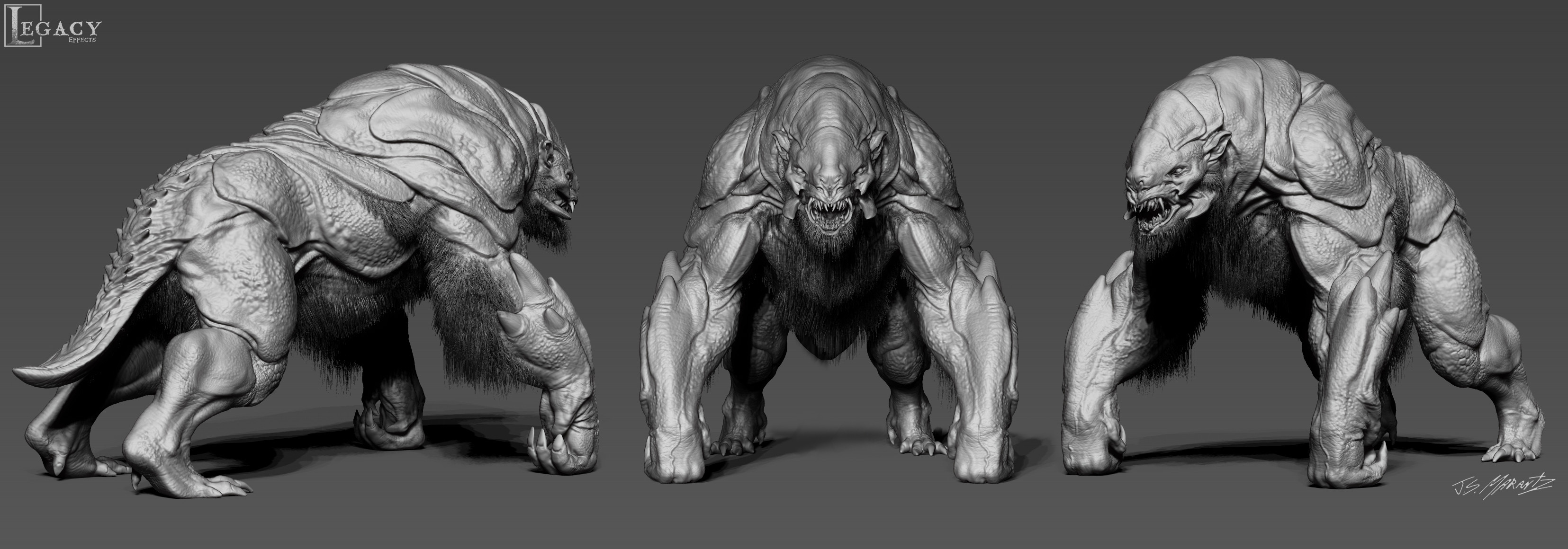 Jerad S. Marantz - The Wall: Early Creature Design