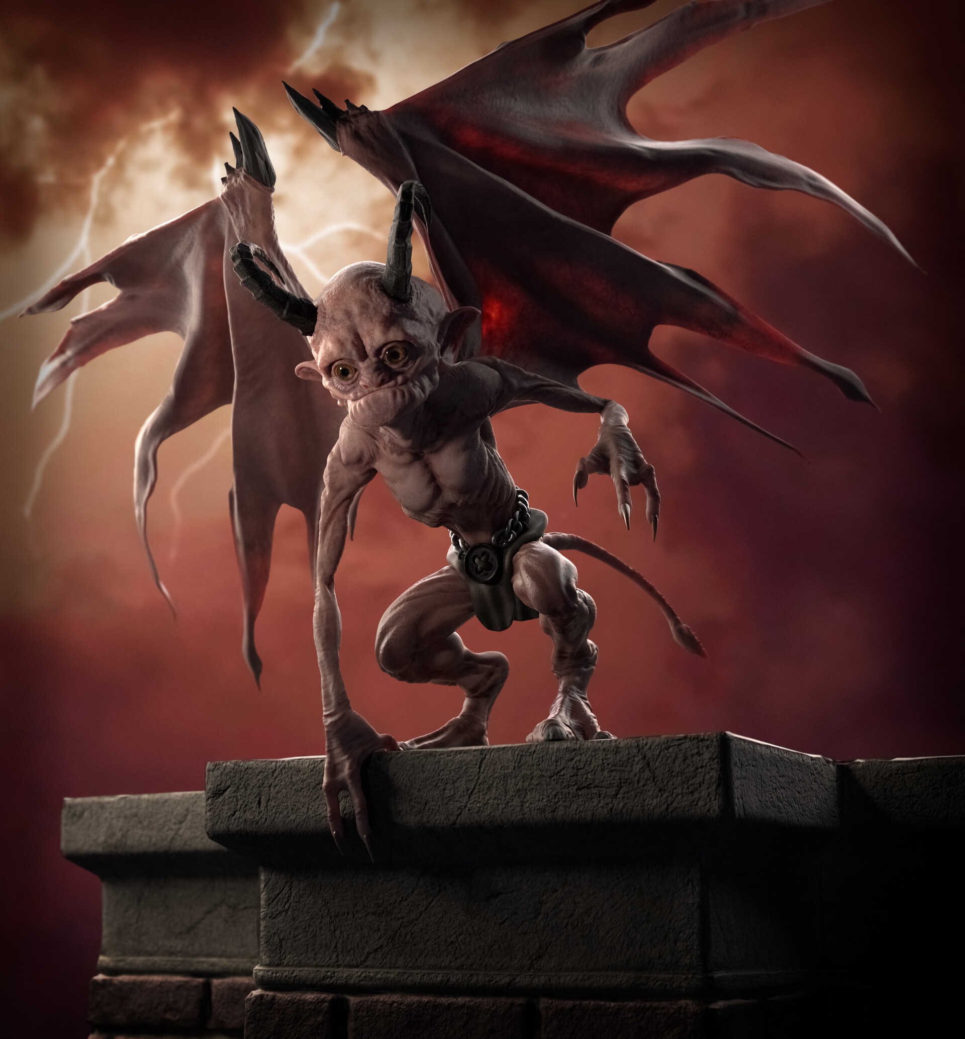 ArtStation - Little Gargoyle