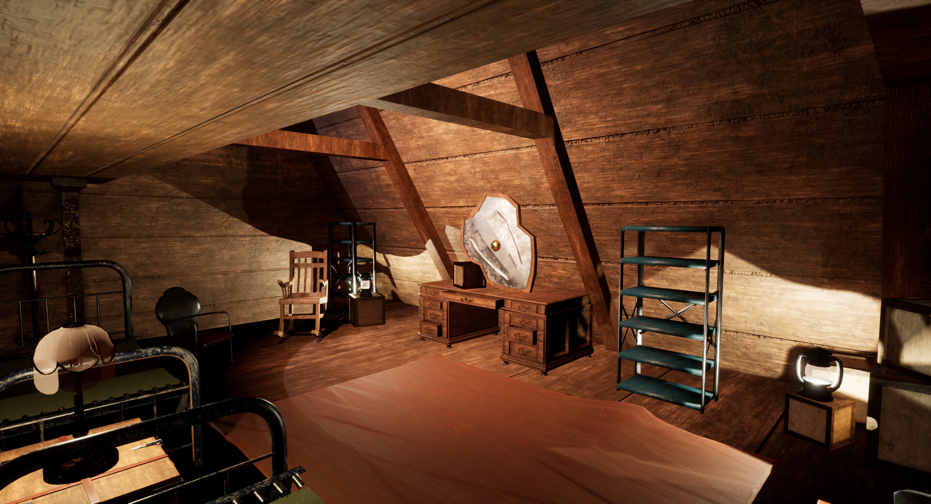 ArtStation - 3D Attic scene