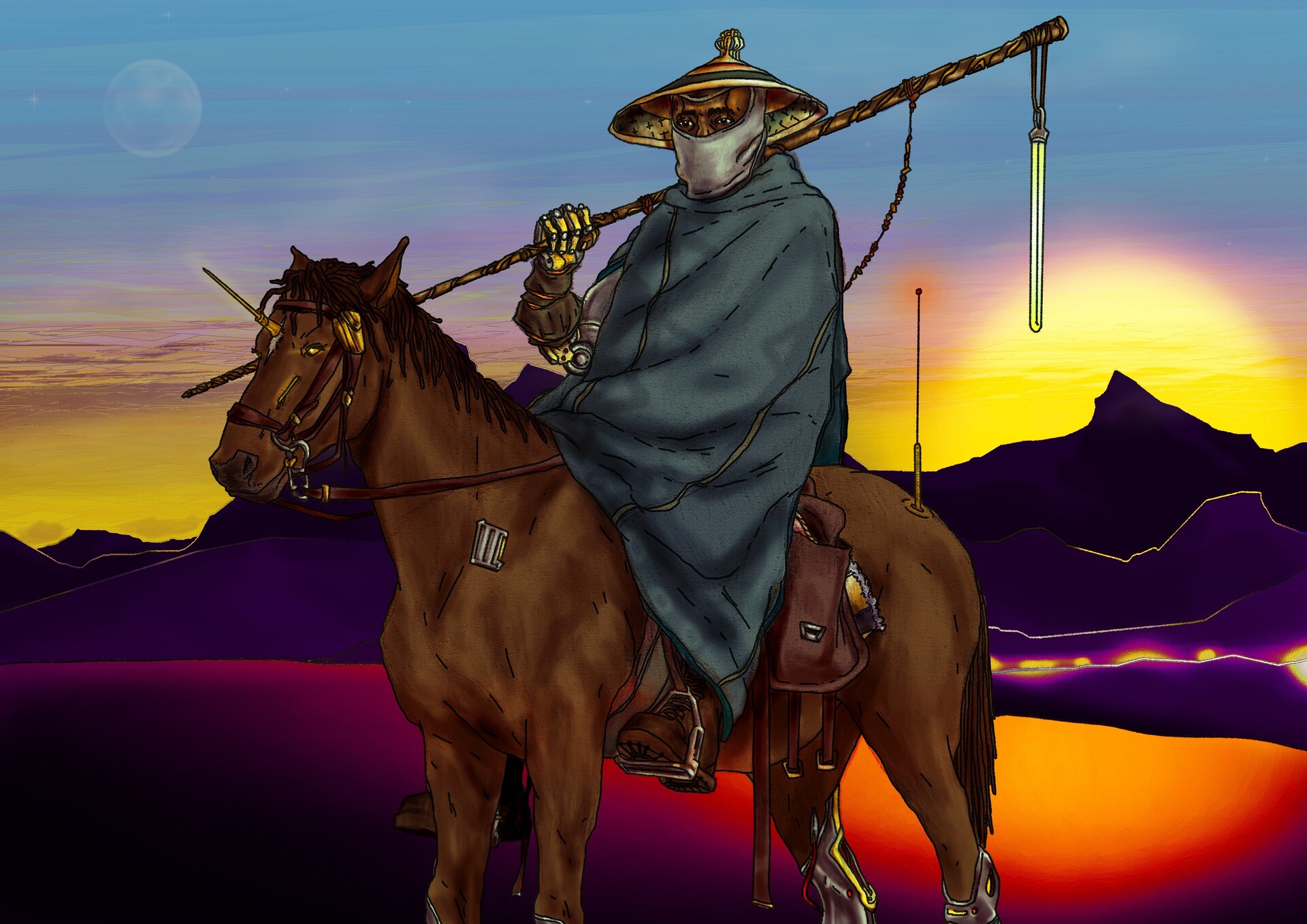 ArtStation - The watchman of Lesotho