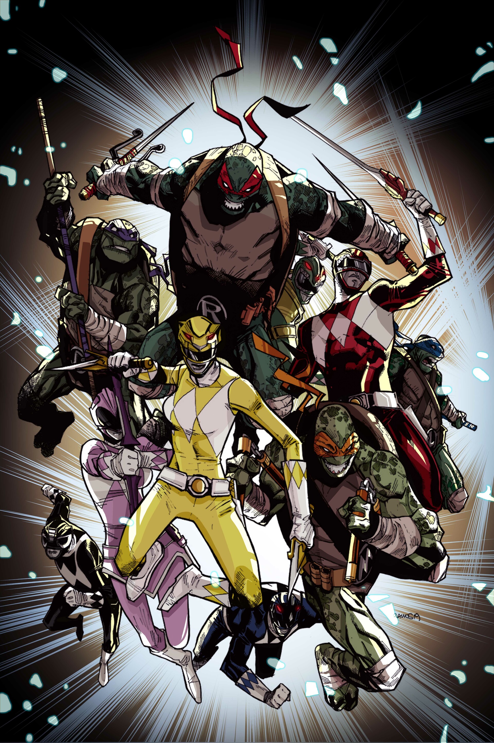 ArtStation - Power Rangers and Teenage Mutant Ninja Turtles
