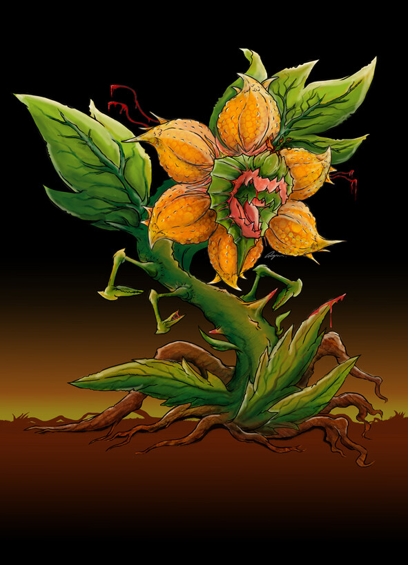 ArtStation - Flowers Monster