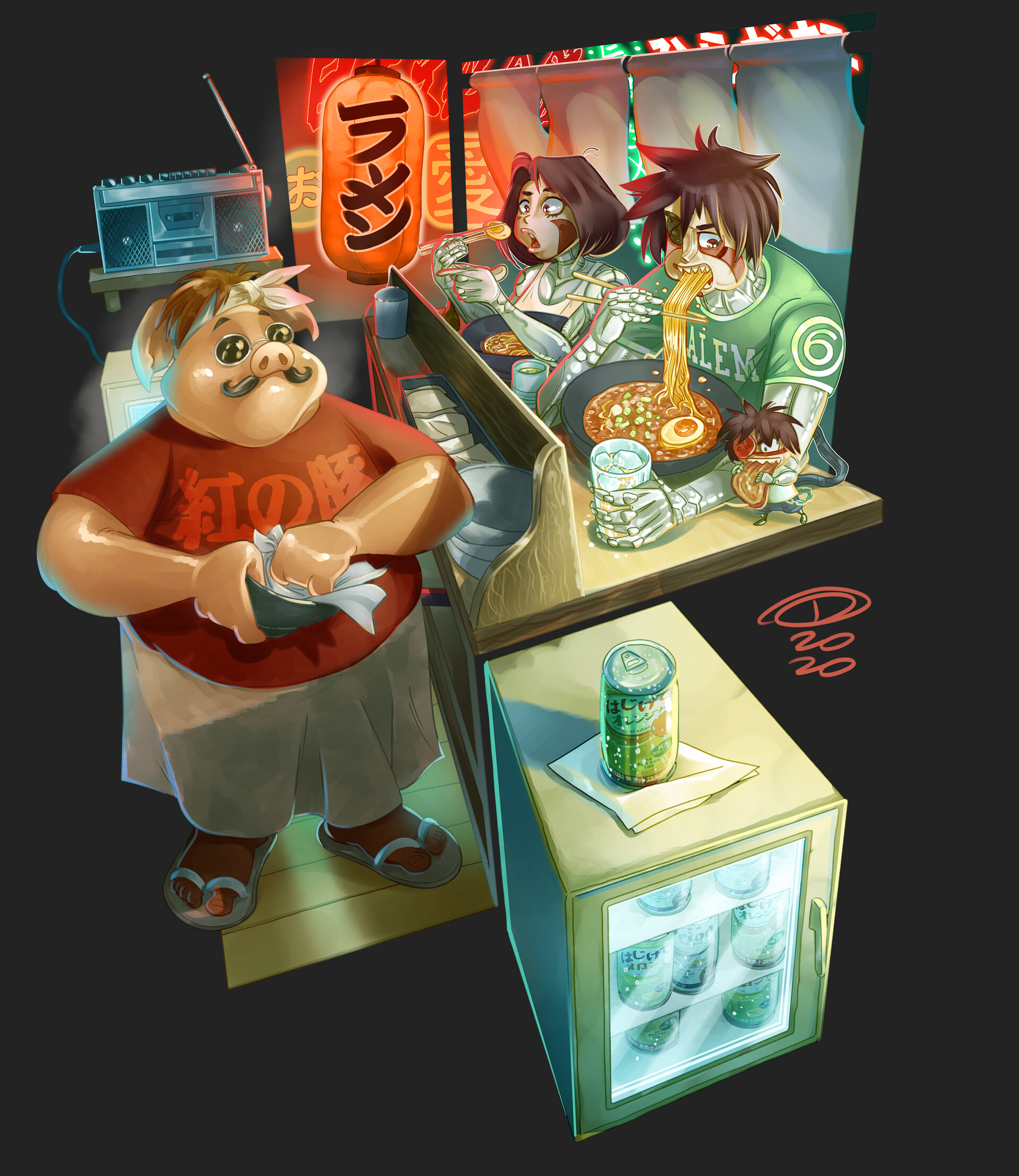 ArtStation - Ramen Shop.