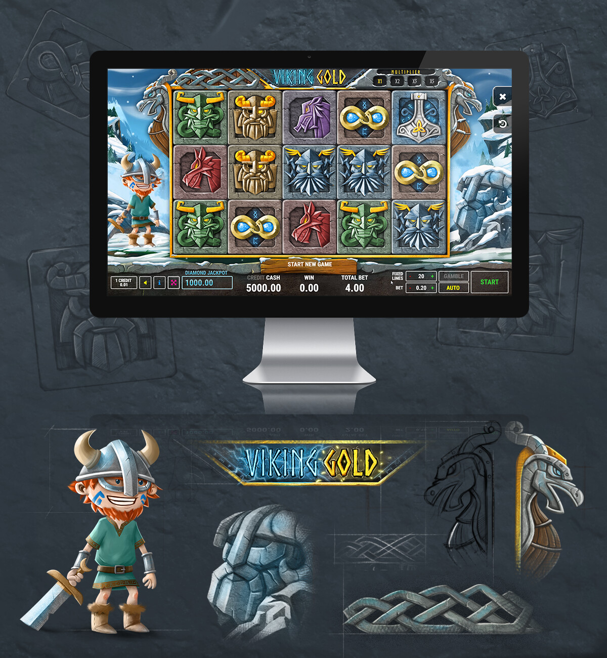 Ingenious Studios - Various Slot Game Art