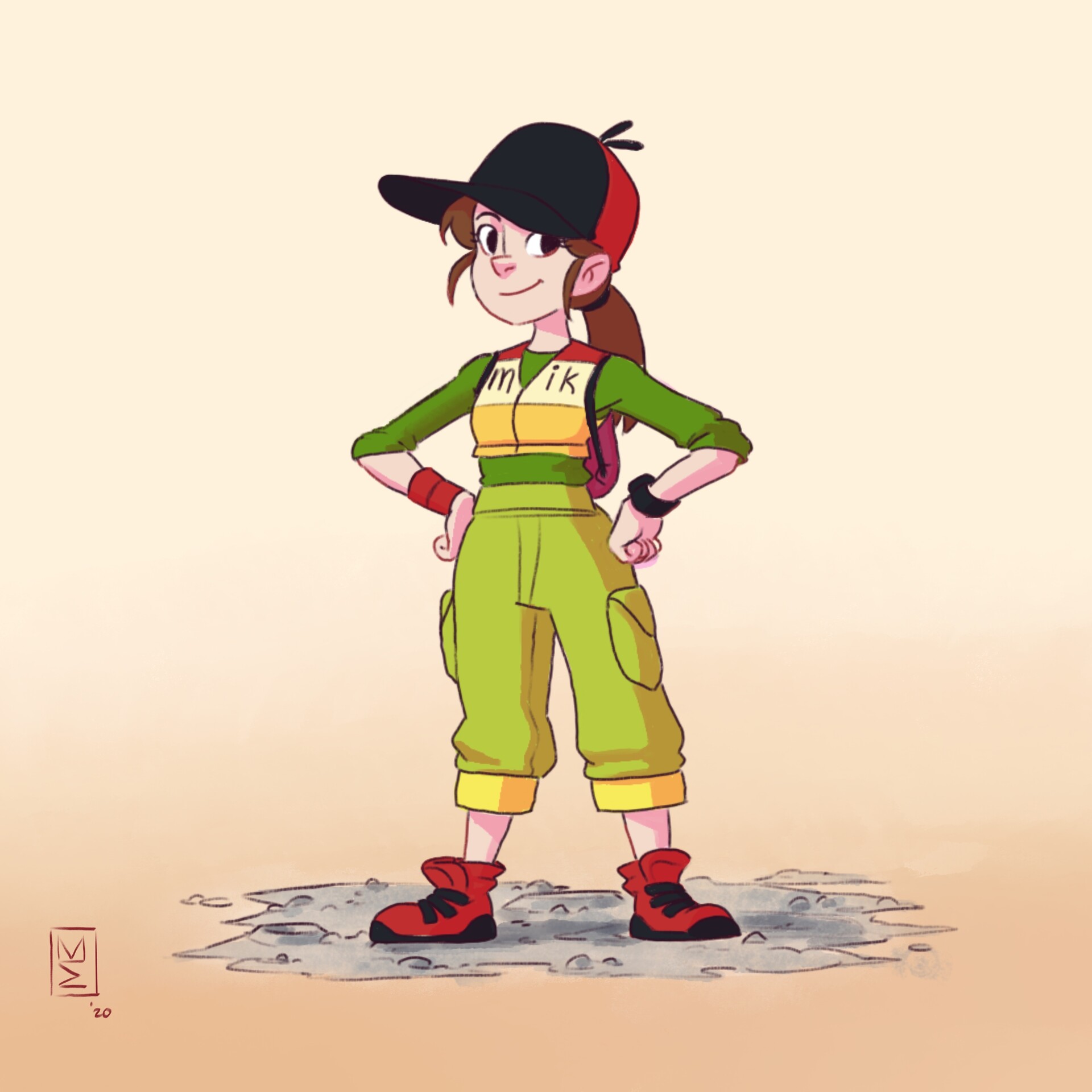 Martijn Everling - Character design ‘Ik Mik Loreland’: Mik