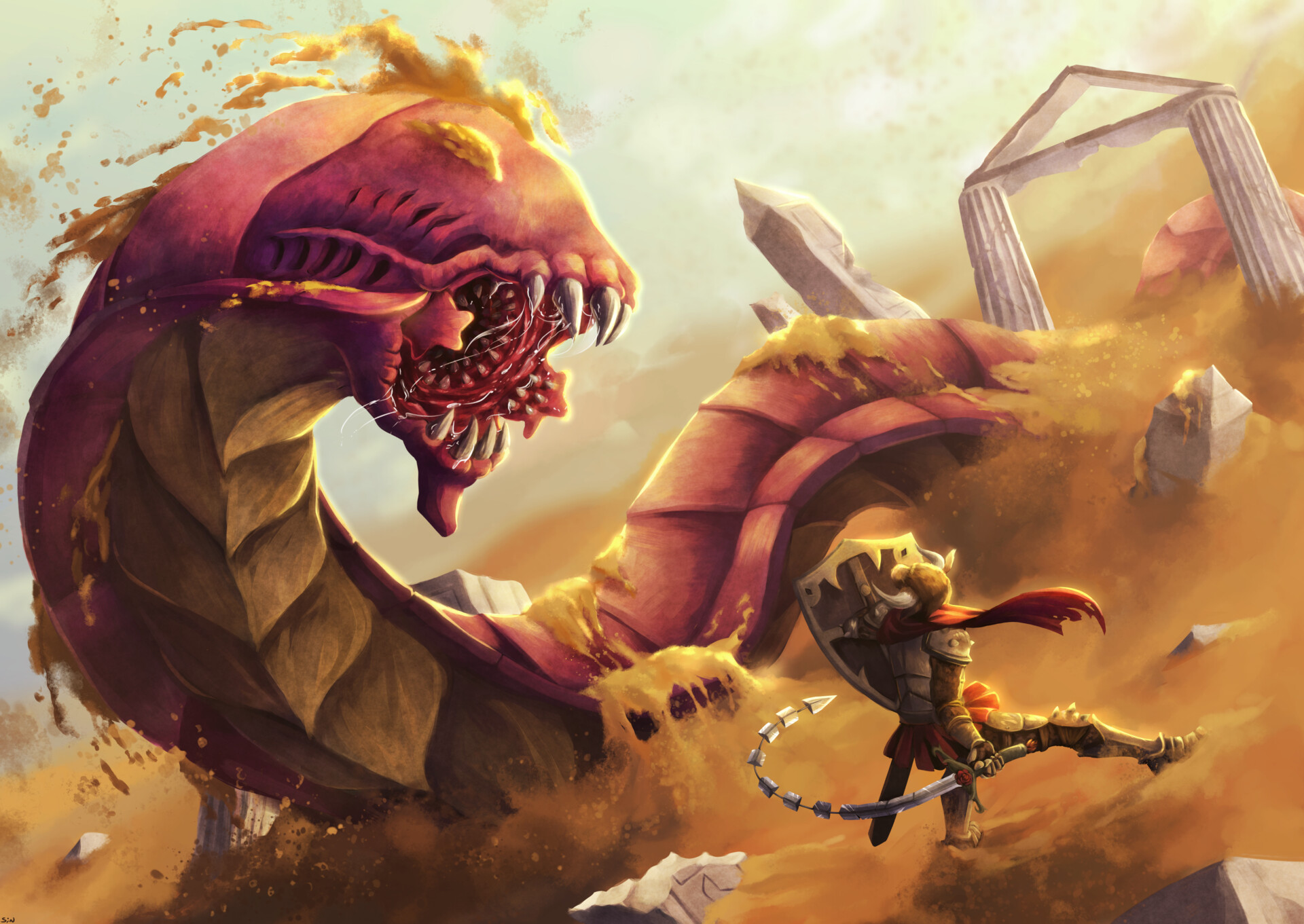 ArtStation - A perilous path