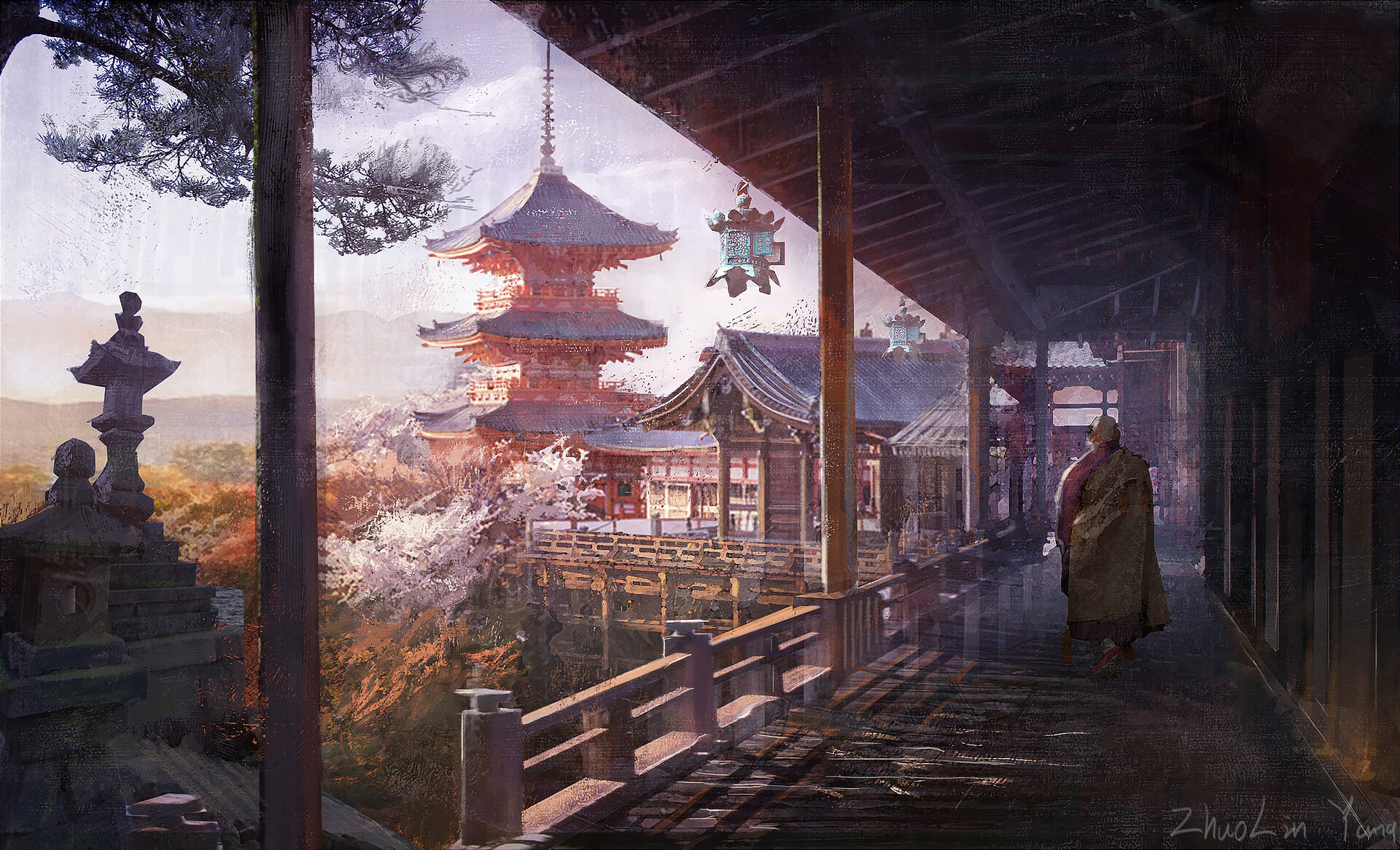 ArtStation - Japanese temple
