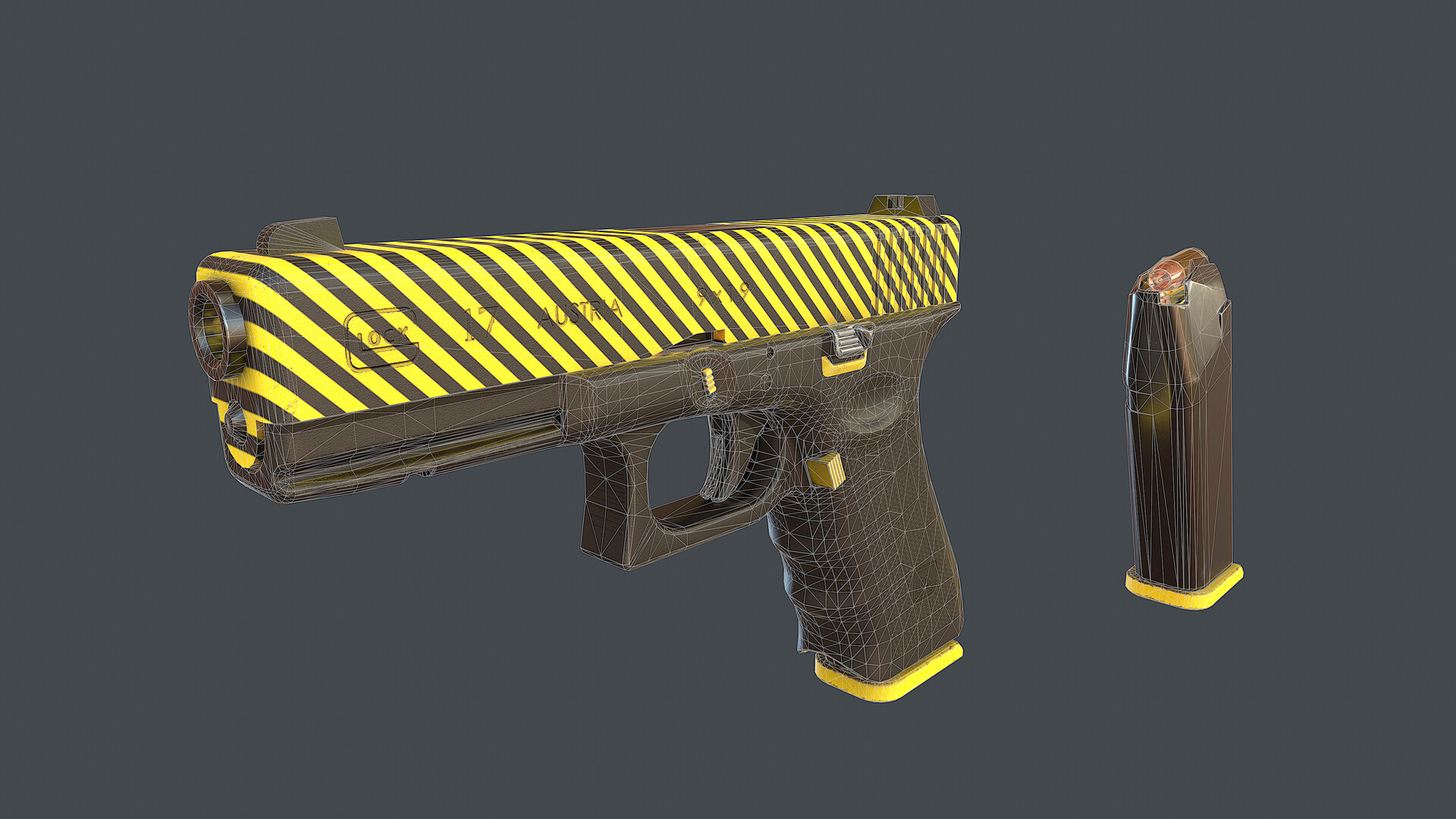 Kateryna Stankevych - Yellow Glock 17
