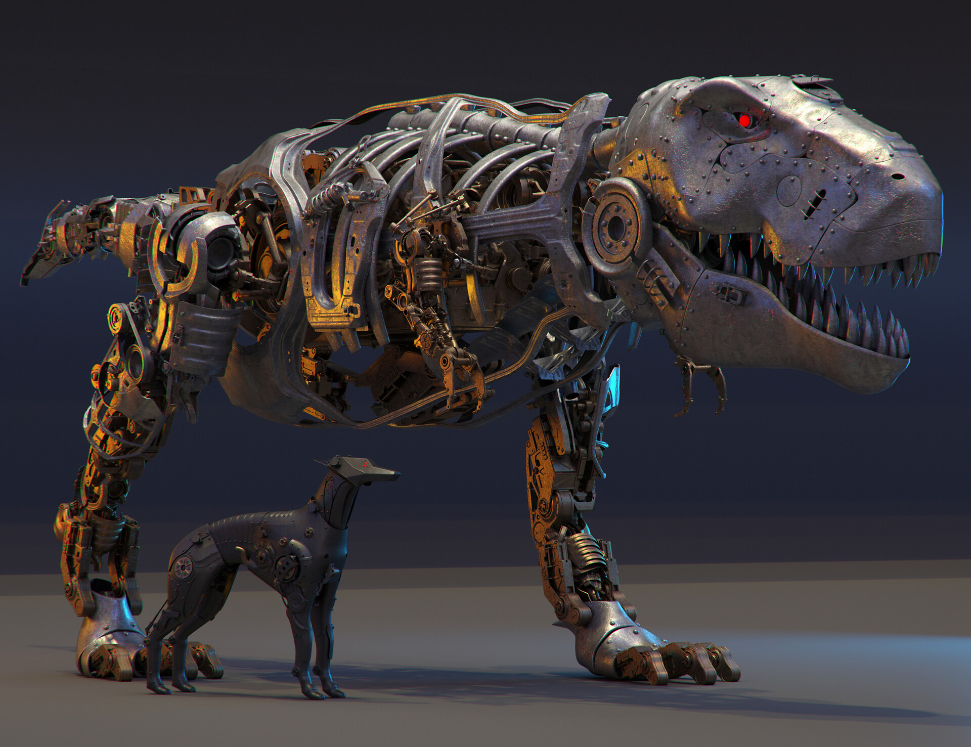 ArtStation - Dog and playmate