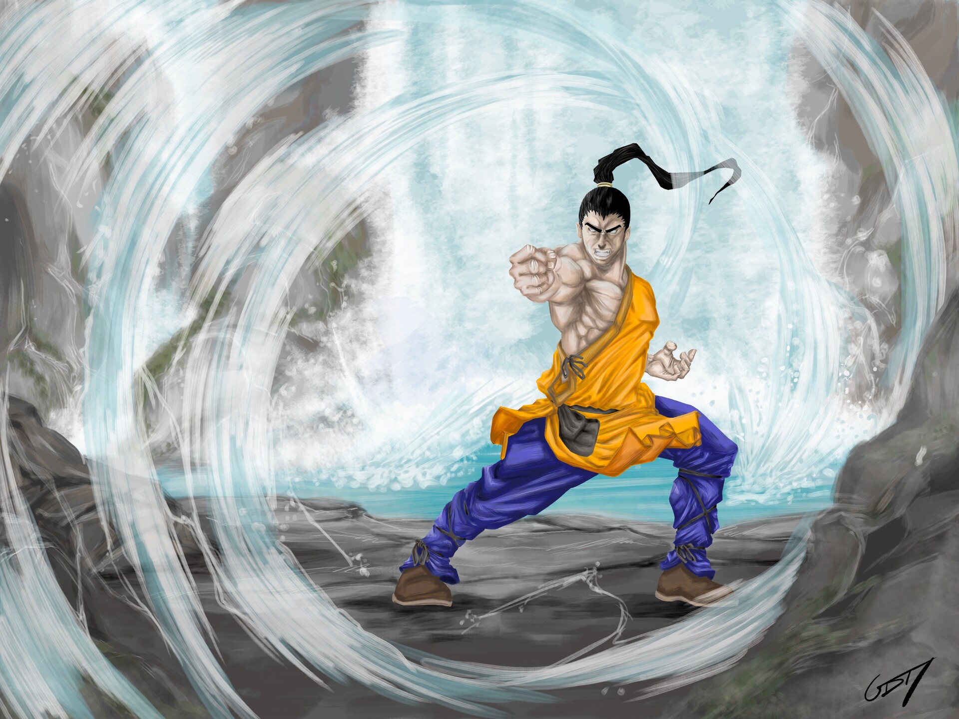 ArtStation - Shaolin fighter