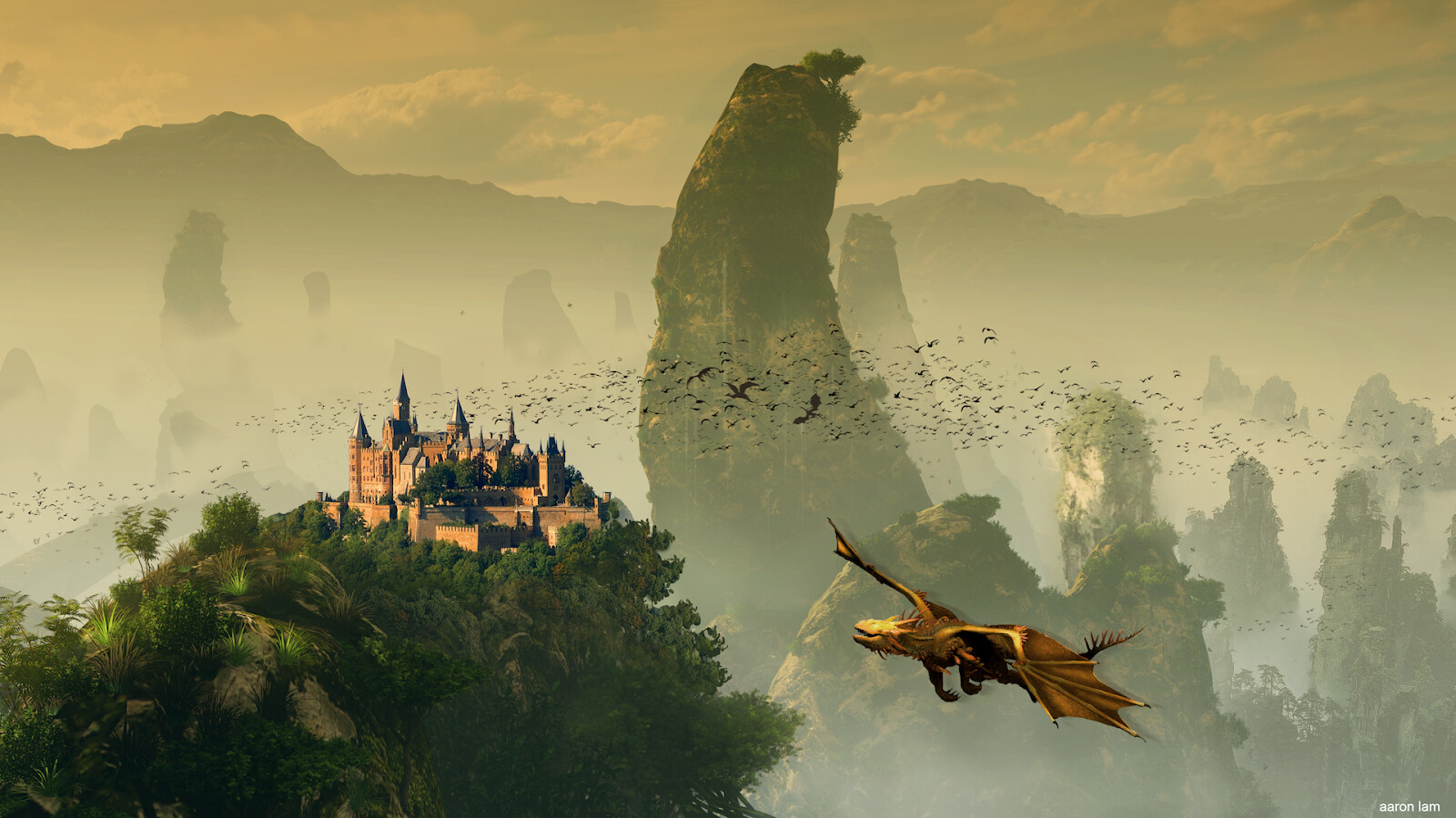 ArtStation - Land of Dragons