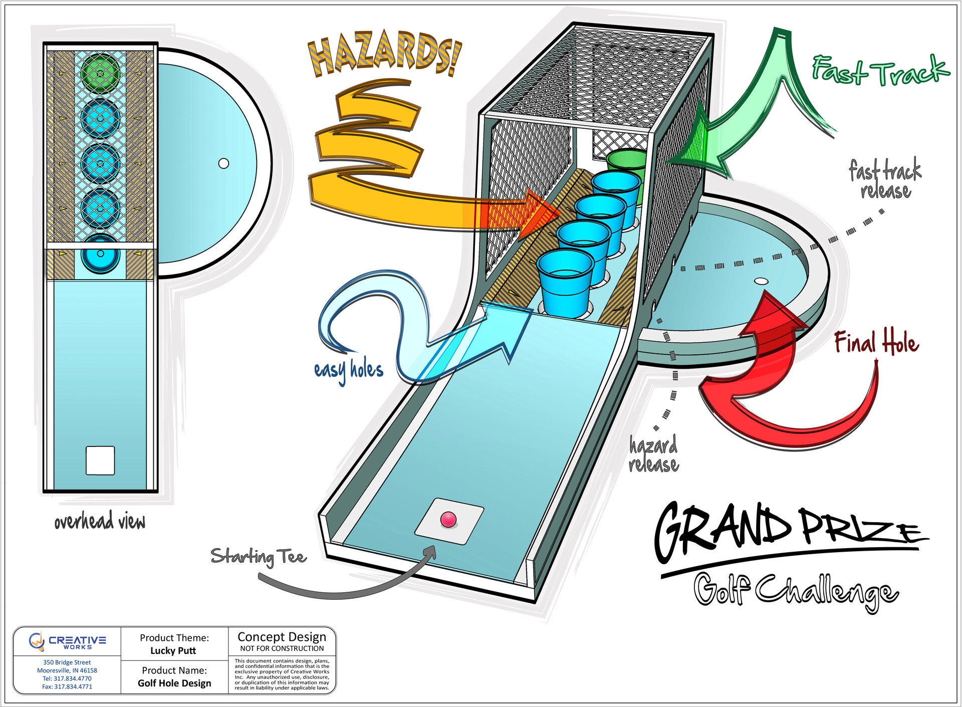 ArtStation - Miniature Golf Hole Concept Art