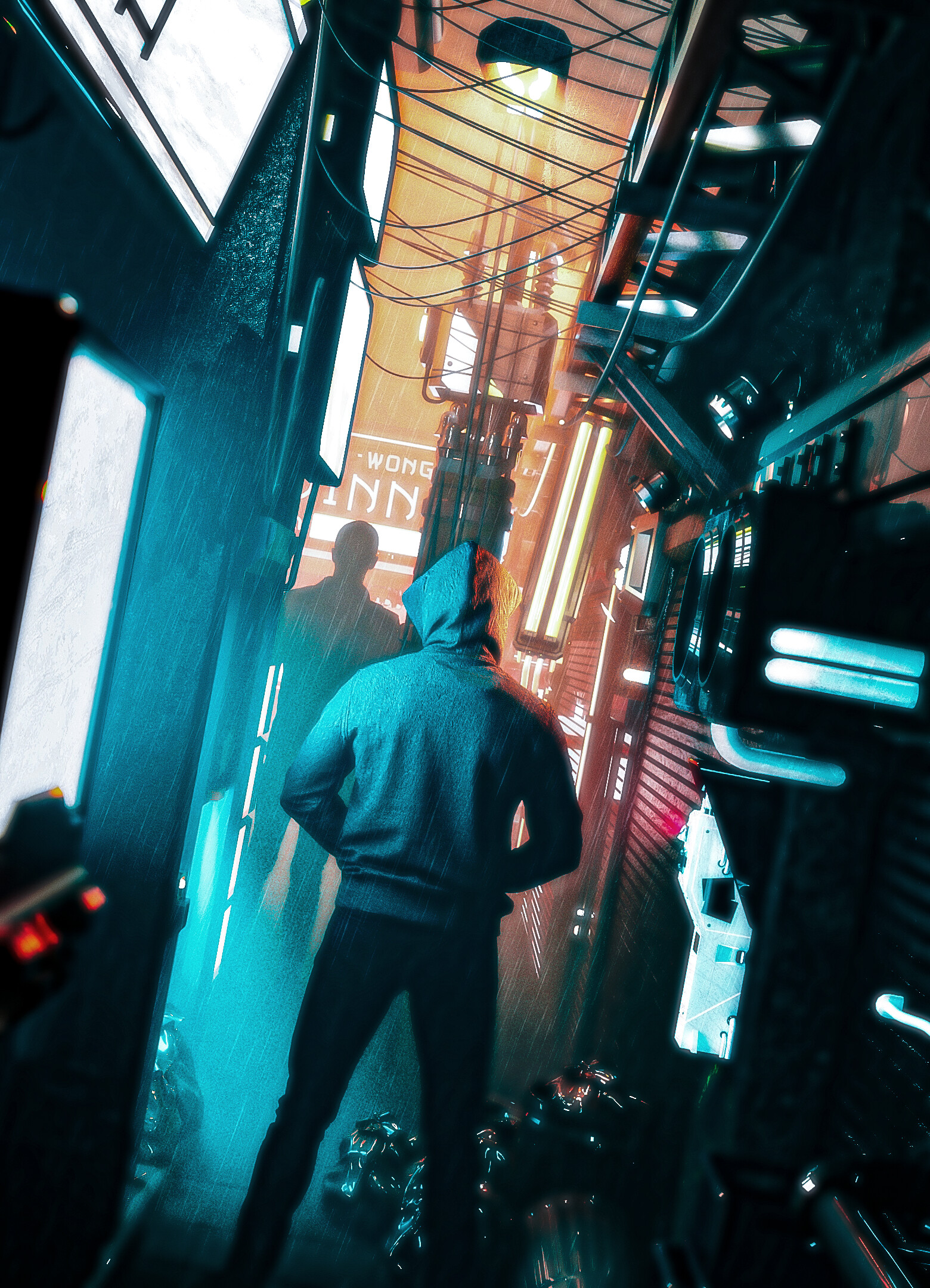 ArtStation - Japanese Cyber Street