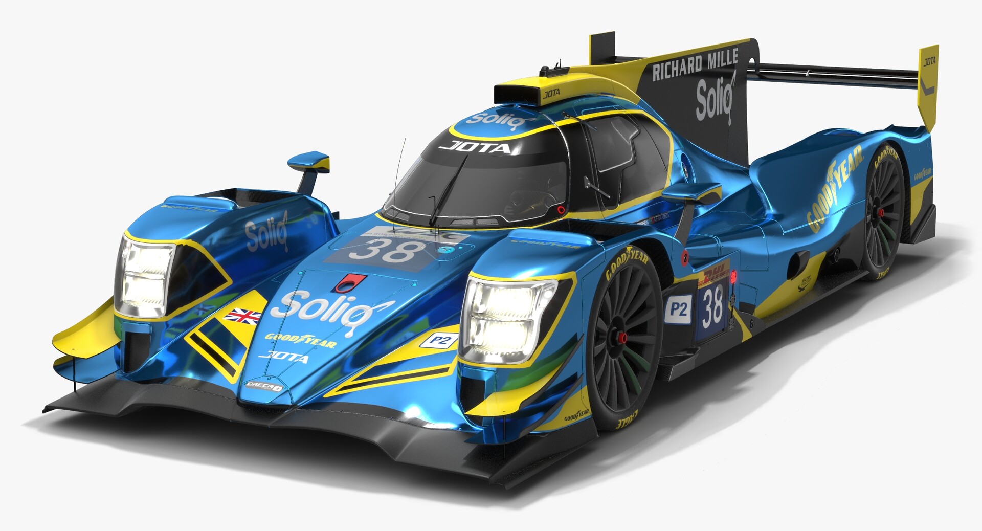 OpticalDreamSoft - Jota Sport WEC LMP2 Season 2019 2020 Oreca 07 3D model