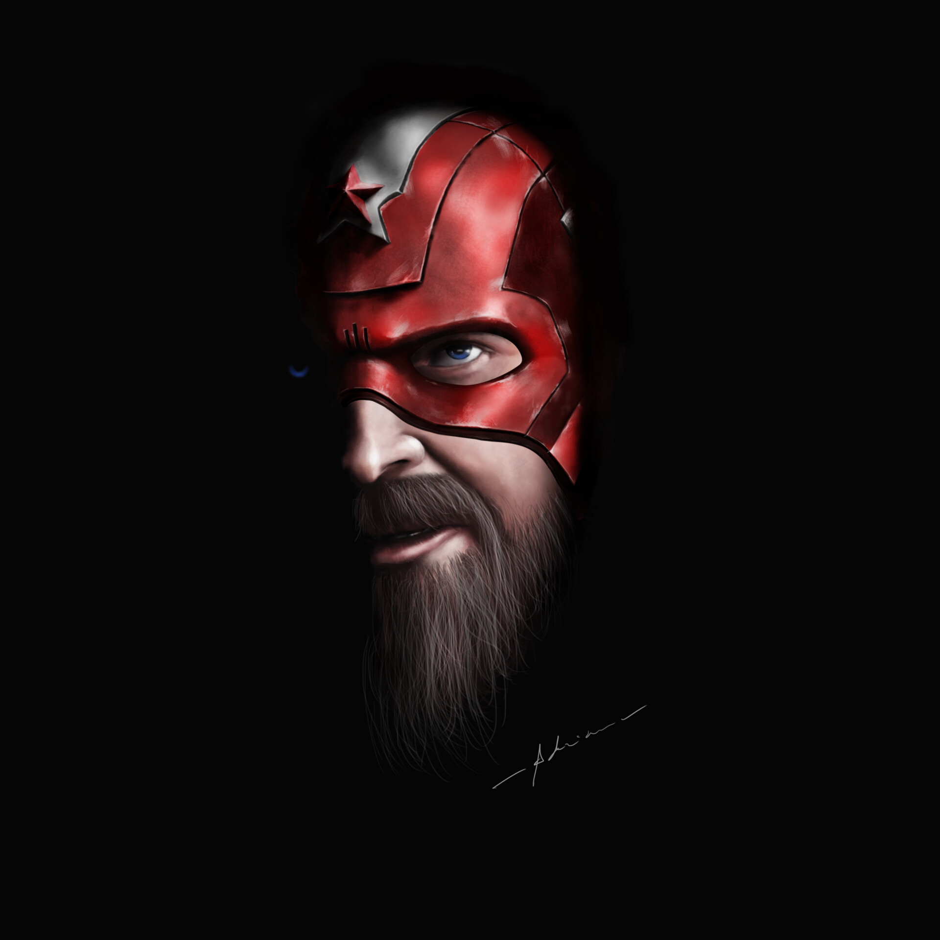 ArtStation - Red Guardian (Alexei Shustakov) portrait