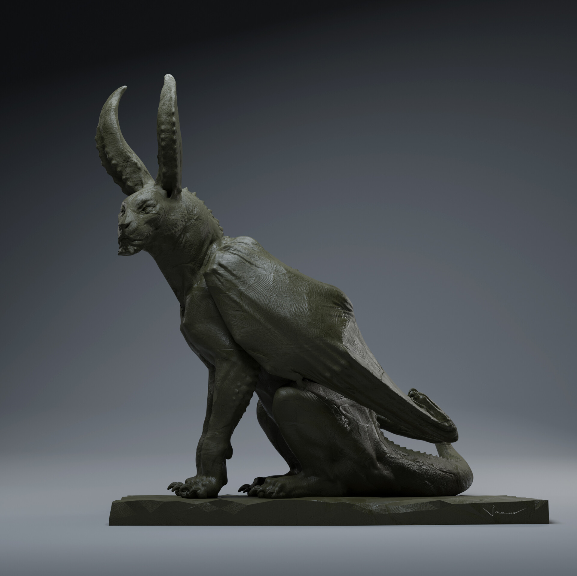 ArtStation - Reptile Cat ver.2