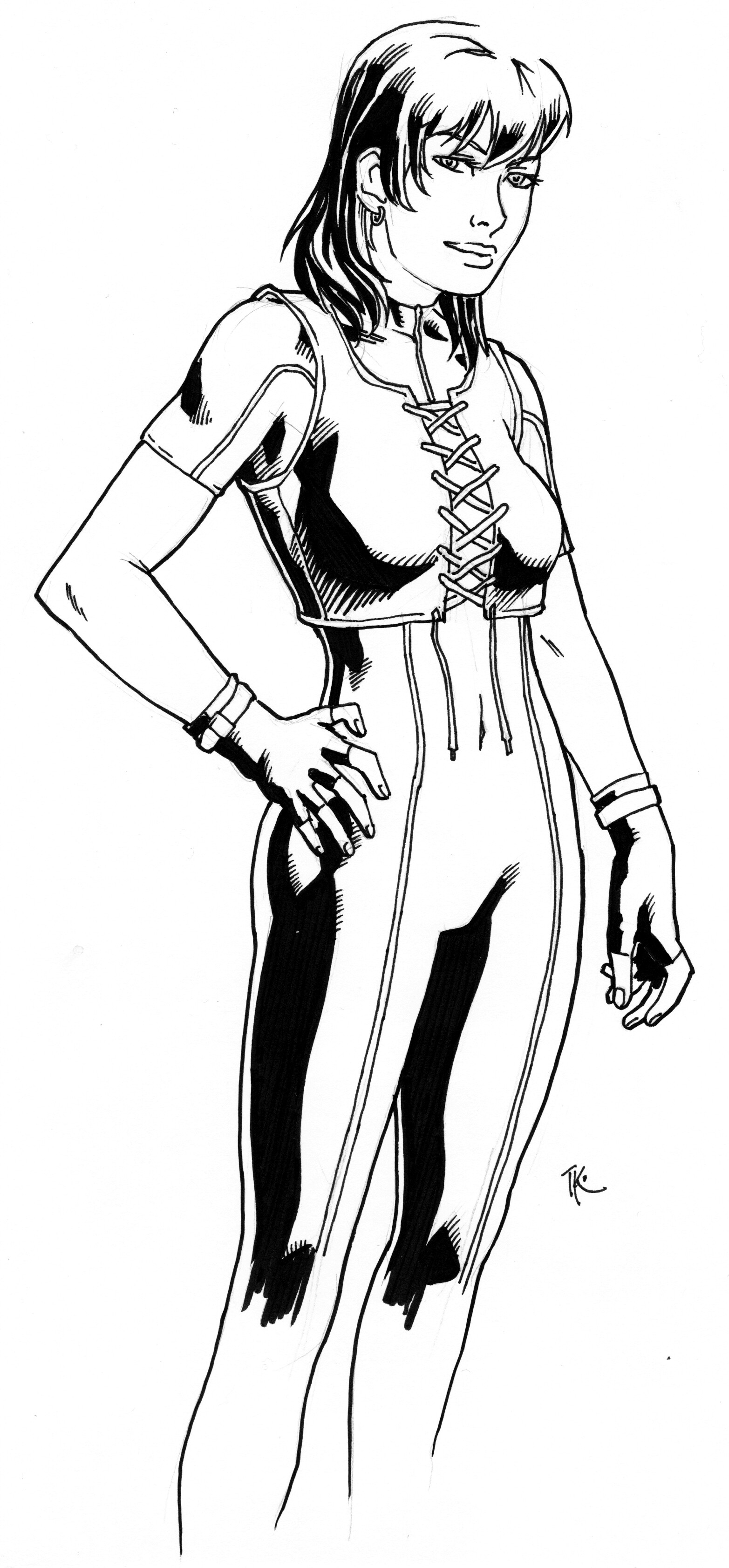 Tobin Kusuma - Character line art dump