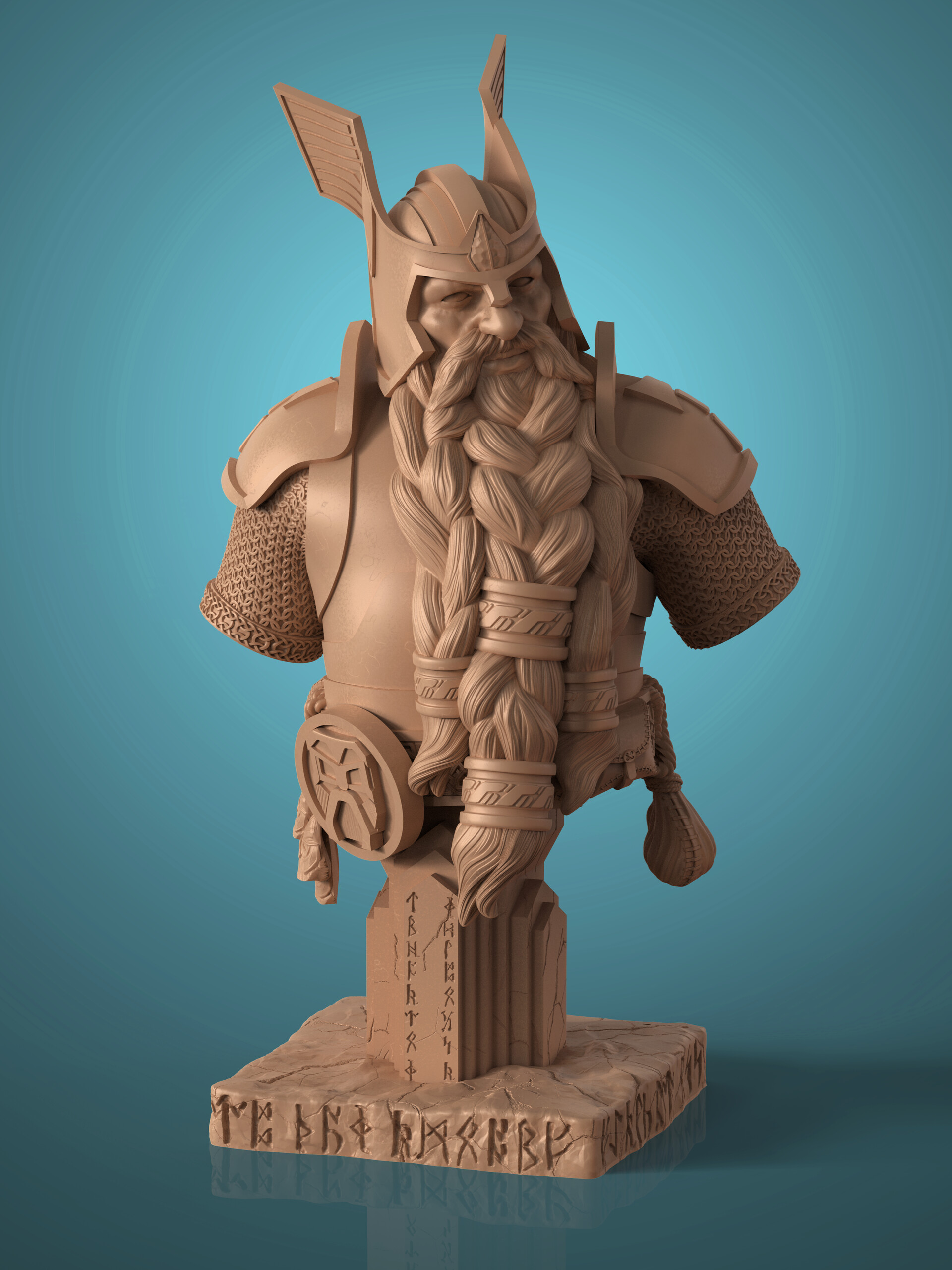 ArtStation - Dwarf bust