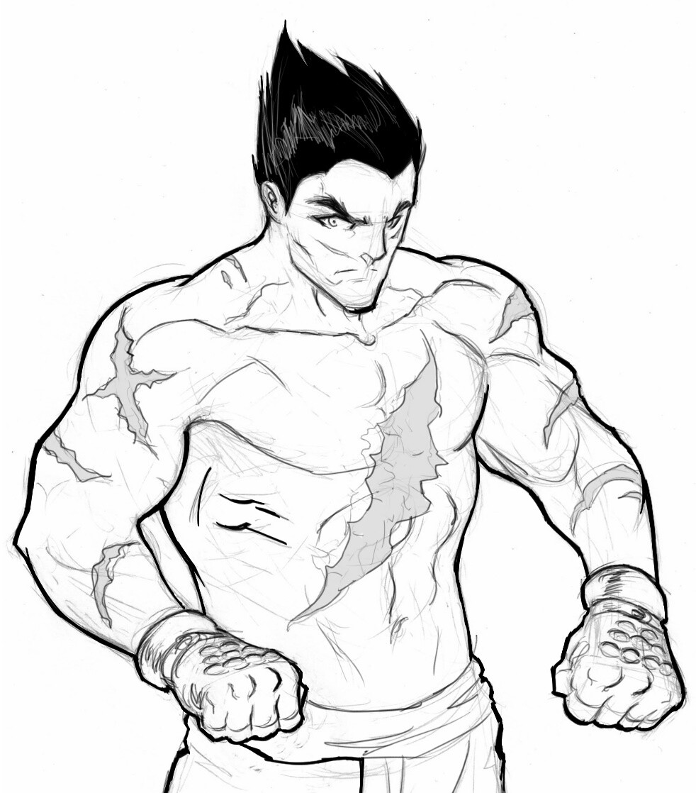 tekken 8 coloring pages