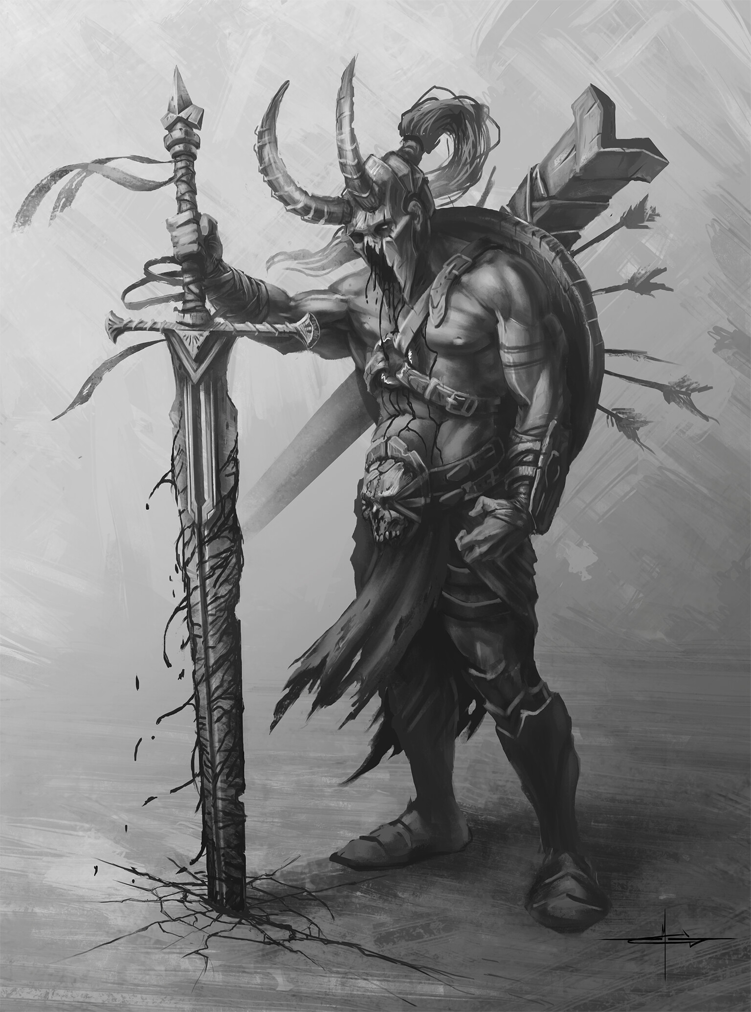 ArtStation - Last man standing