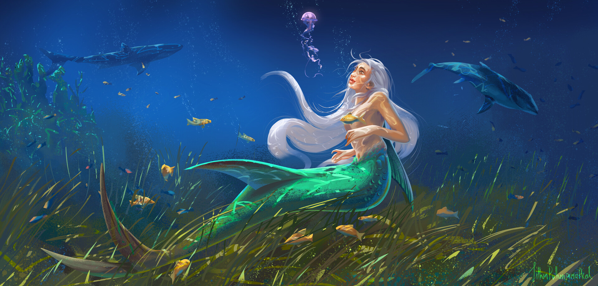 ArtStation - Mermaid (censored)