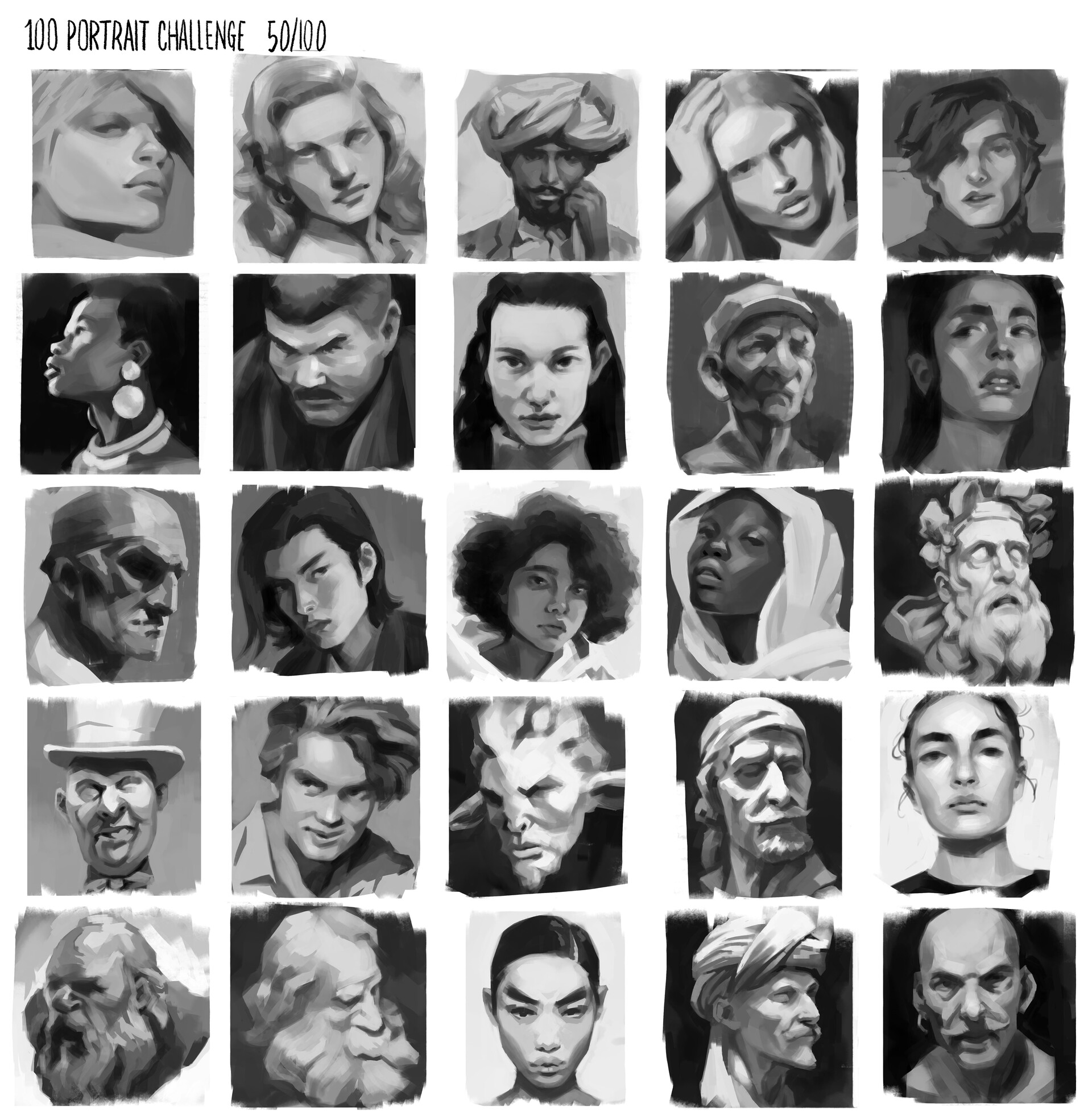 Esther Vidal - 100 portrait challenge