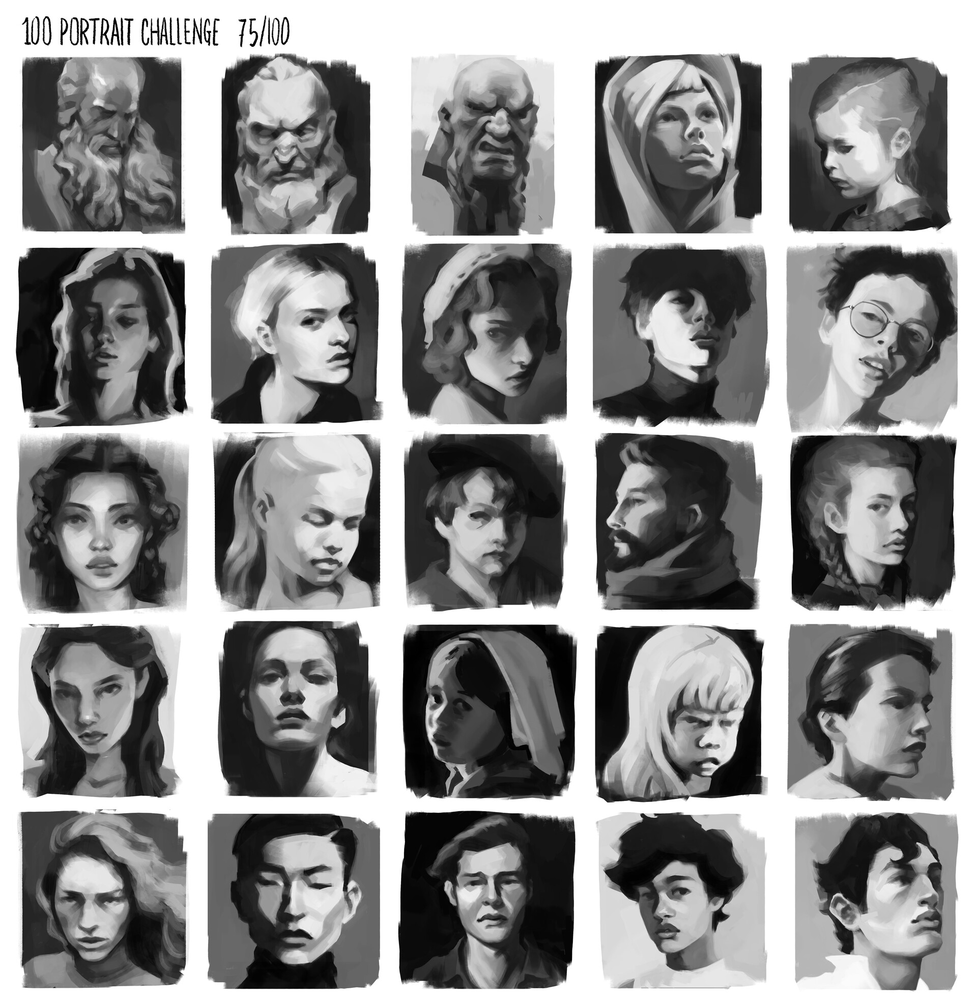 Esther Vidal - 100 portrait challenge