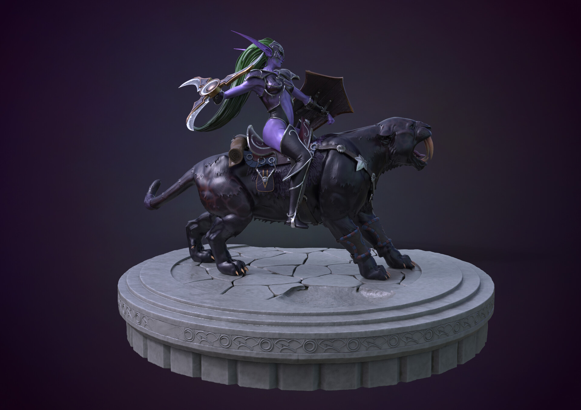 Jack Gilbert - Night Elf Huntress