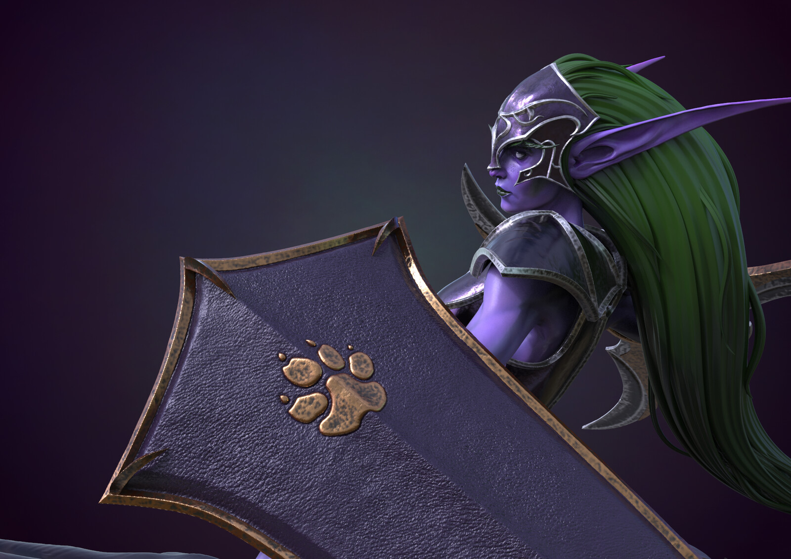 Jack Gilbert - Night Elf Huntress