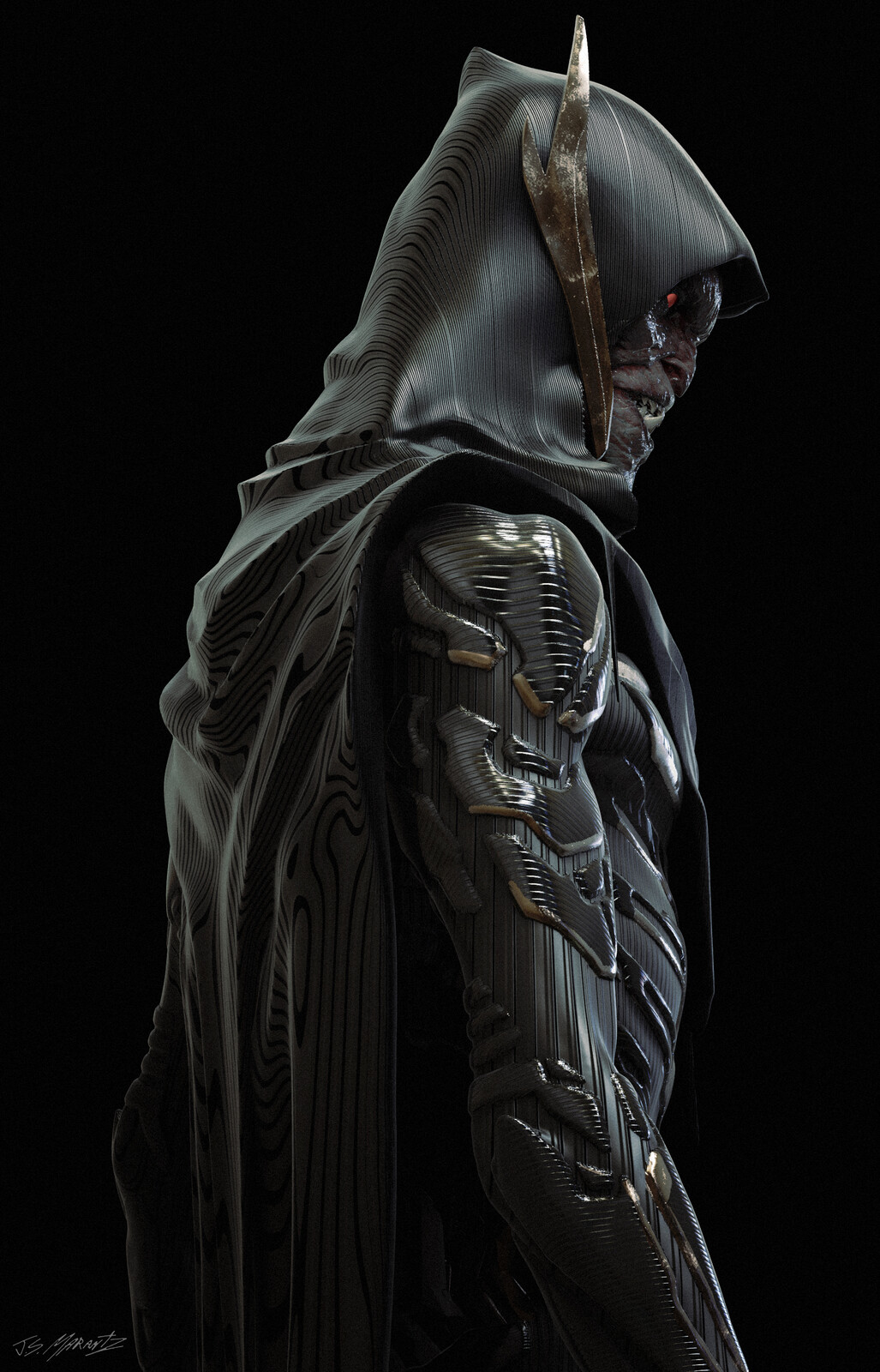 Jerad S. Marantz - Corvus Glaive Concept Art: AVENGERS INFINITY WAR