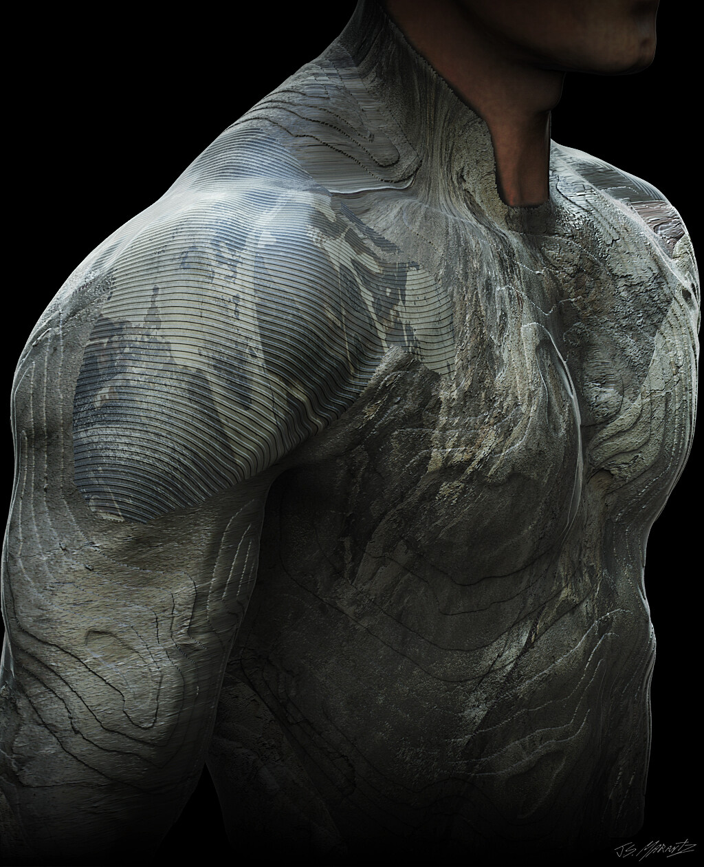 Jerad S. Marantz - Deadpool 2 Cable Time Travel Suit Concept ART