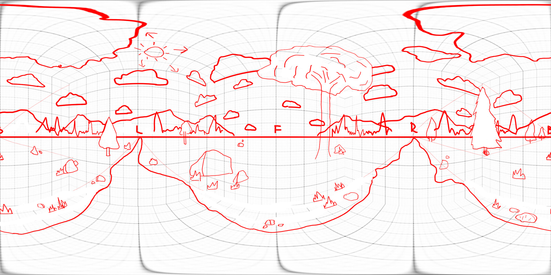 ArtStation - Digital Art 360 Panorama with Photoshop