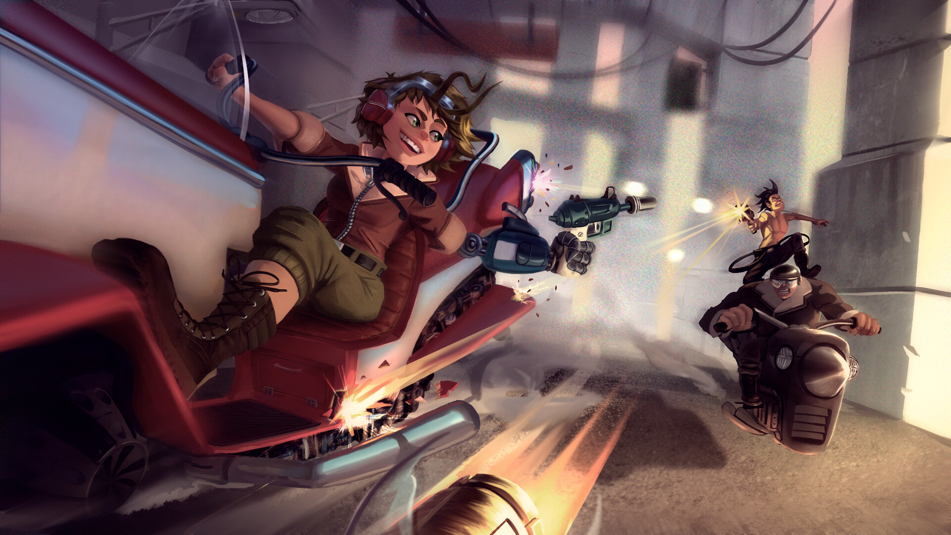 ArtStation - Skilltree - First project Illustration for Games