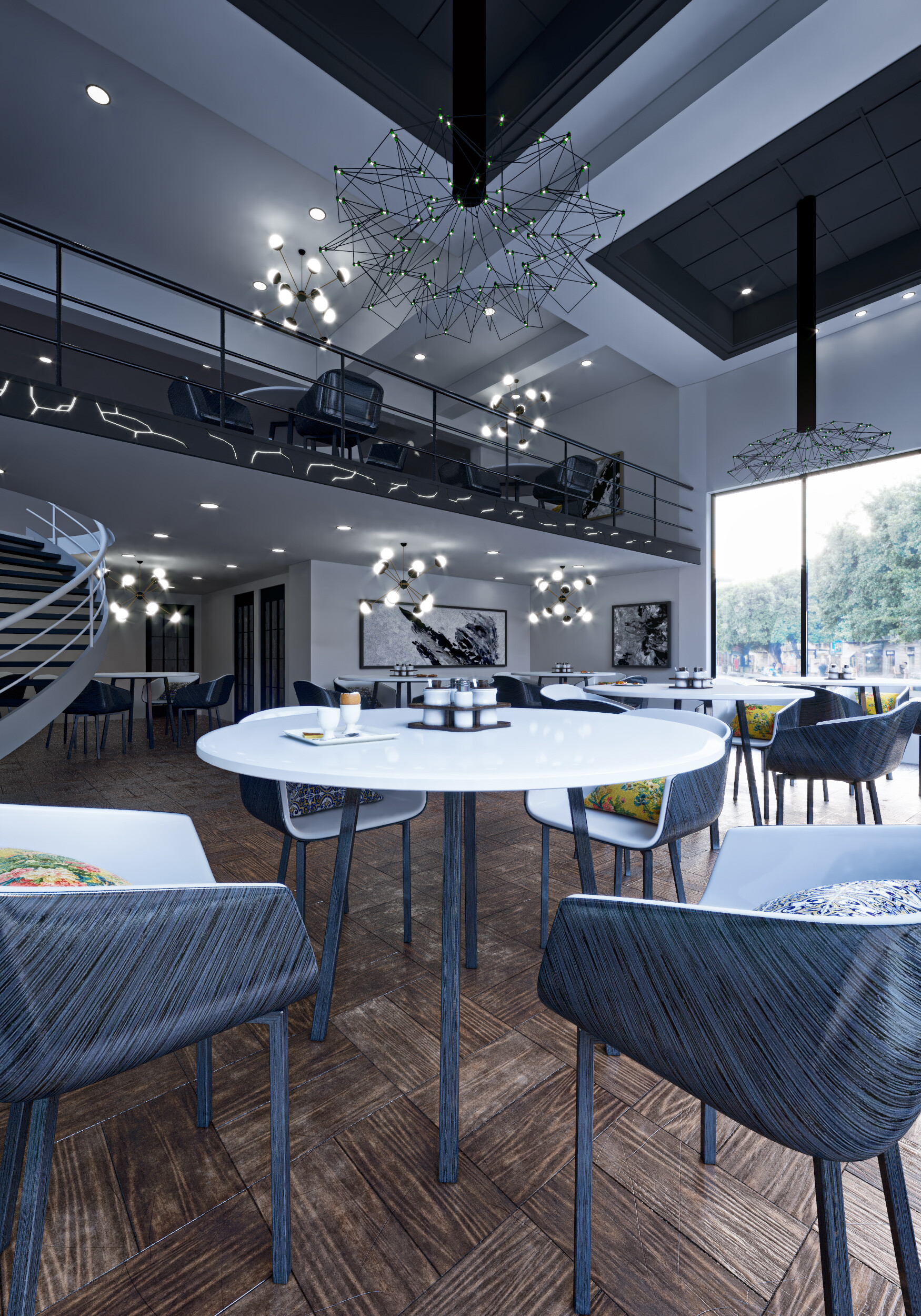 ArtStation - Cafe Interior