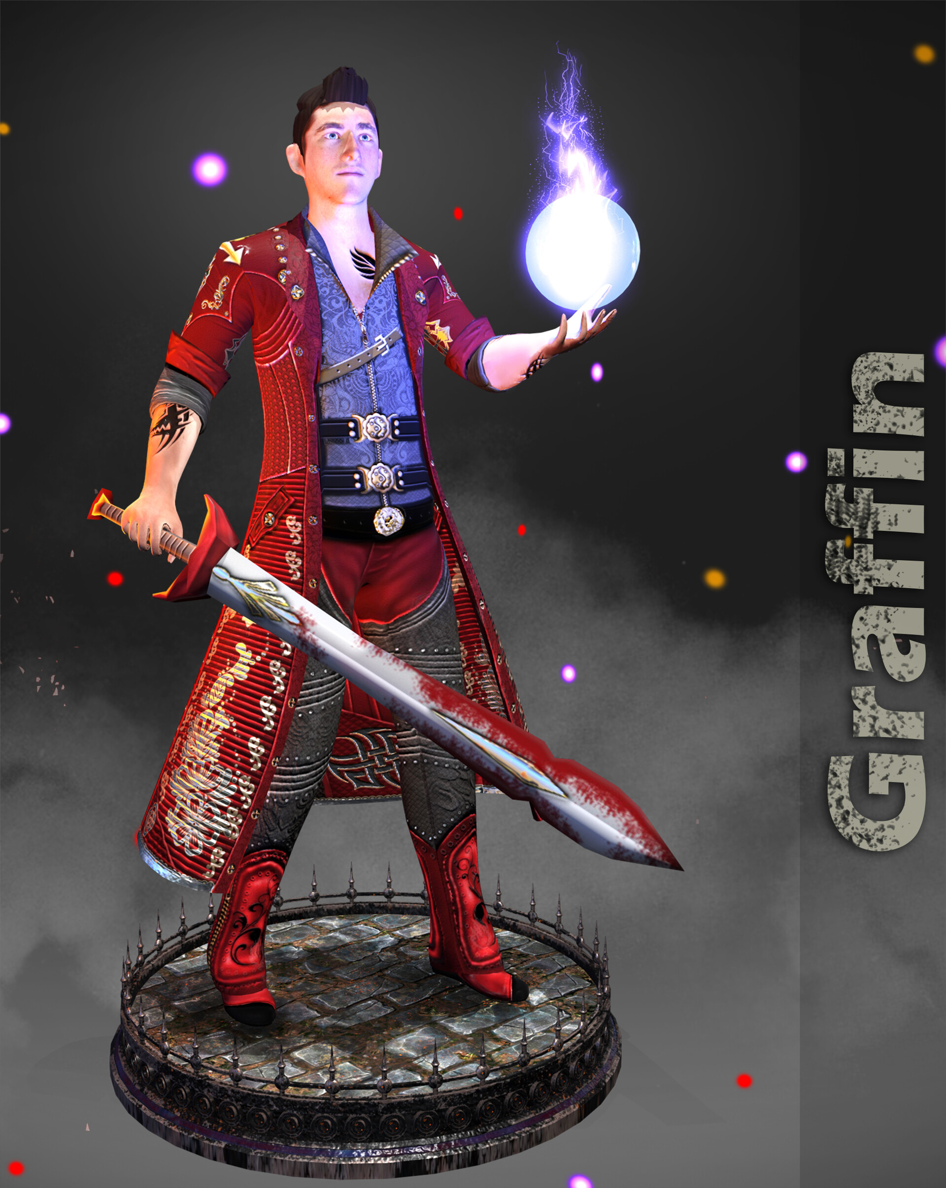 Vishal Salgotra - Graffin (Low Poly Model)