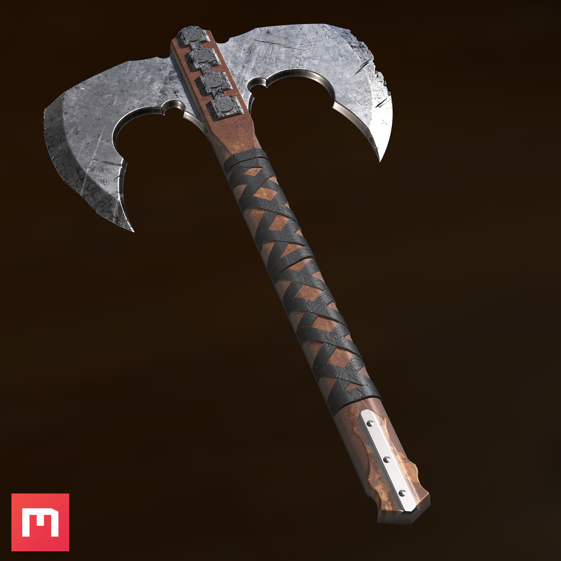 ArtStation - Winged Battle Axe - Procedural
