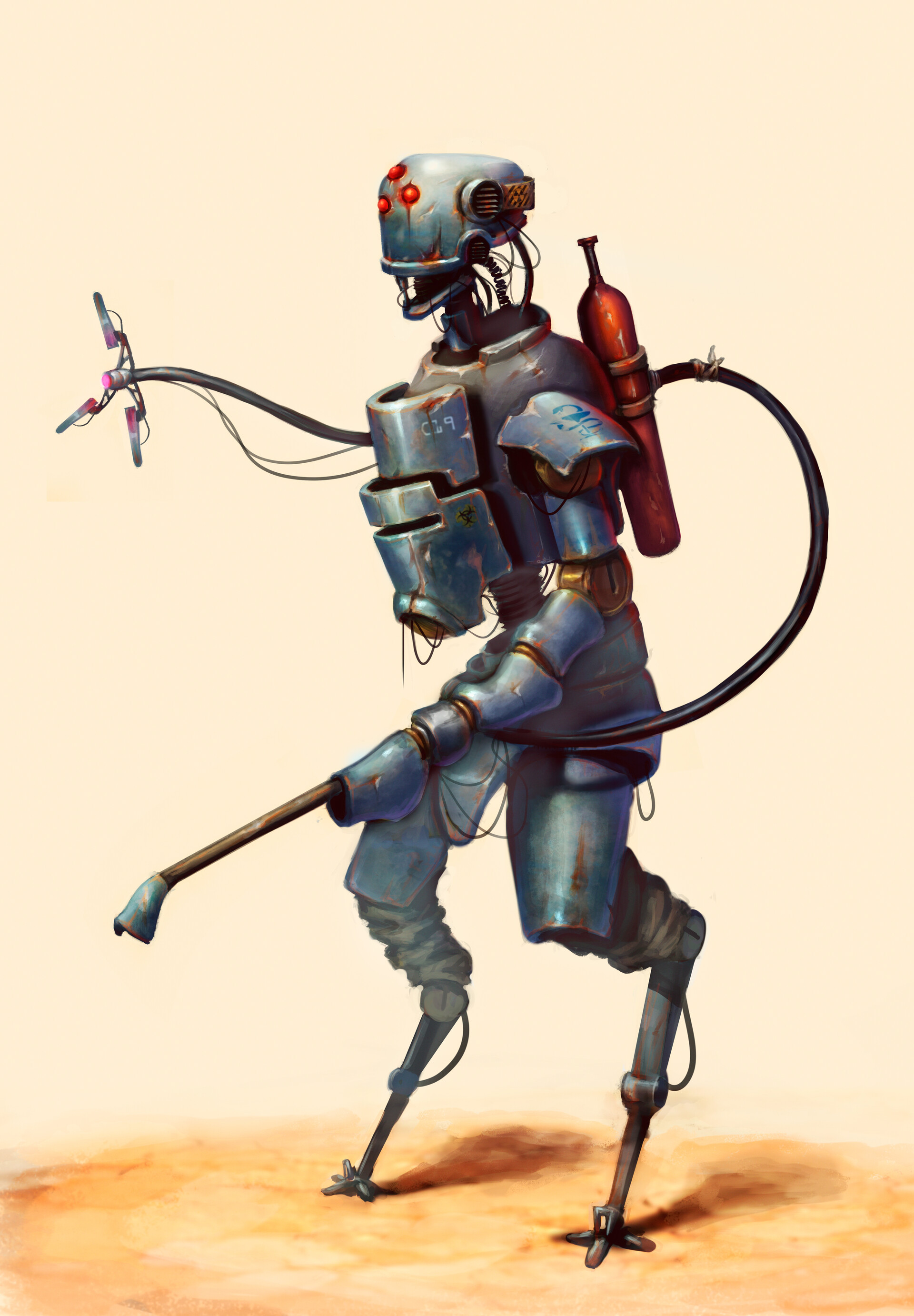 Yauheni Smirnou - Fungi Studio Pandemic Challenge (Character Concept Art)