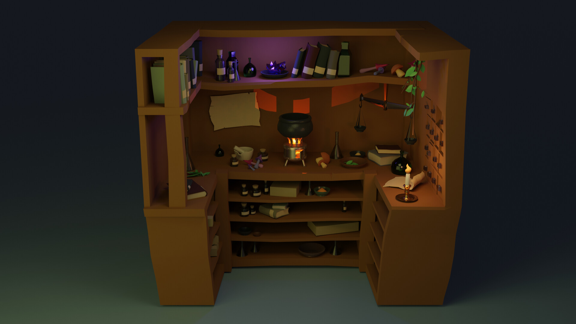 ArtStation - table d'alchimie