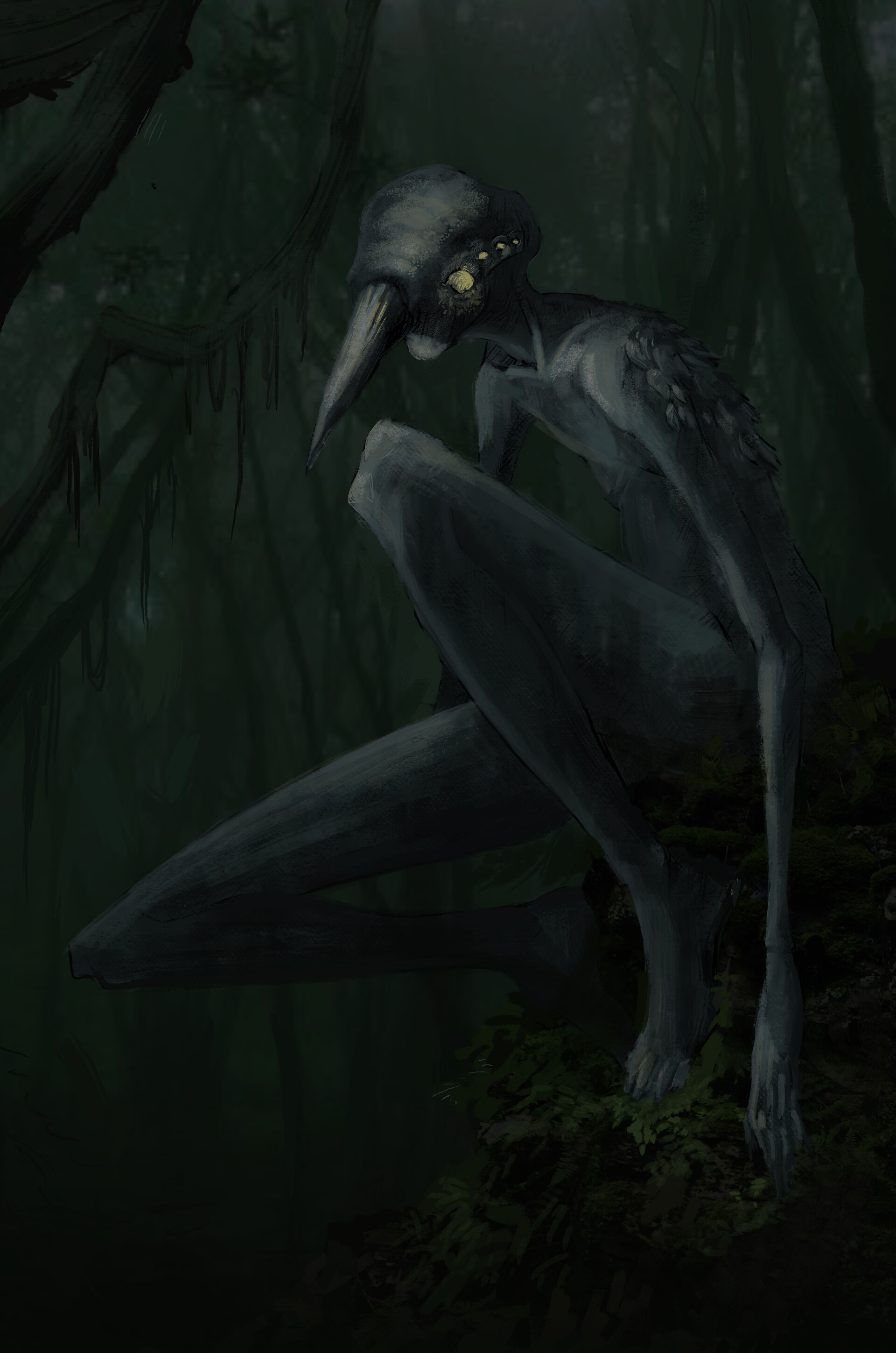 ArtStation - A forest creature, Gergana Yaneva
