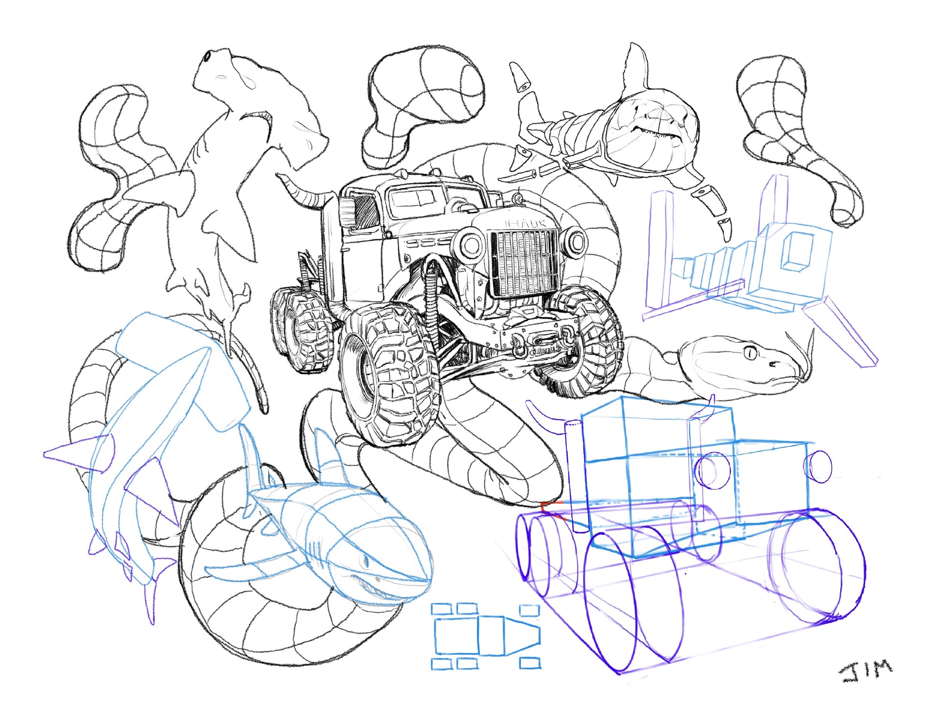 ArtStation - Sketch practice