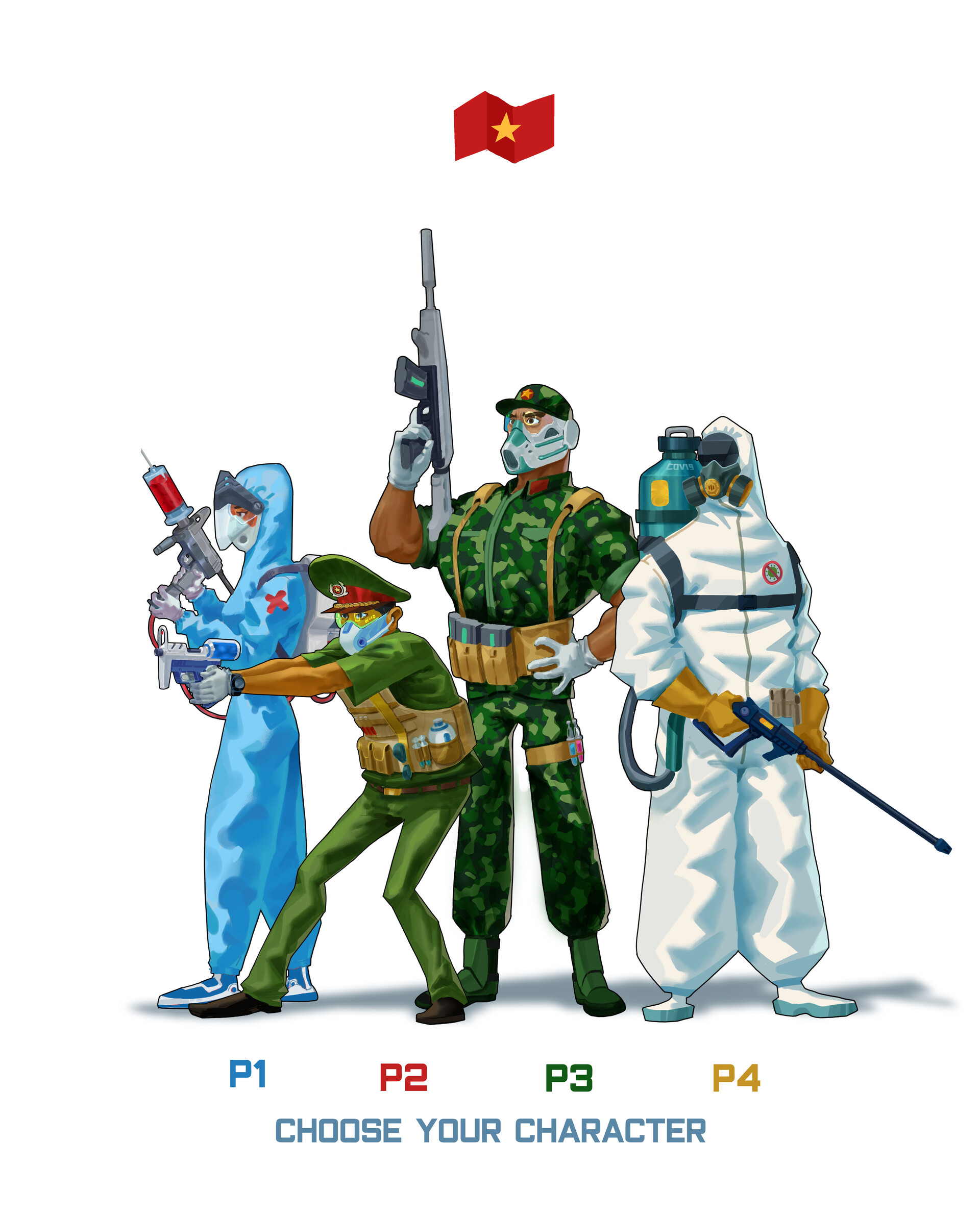 Duc Nguyen - covid prevention force