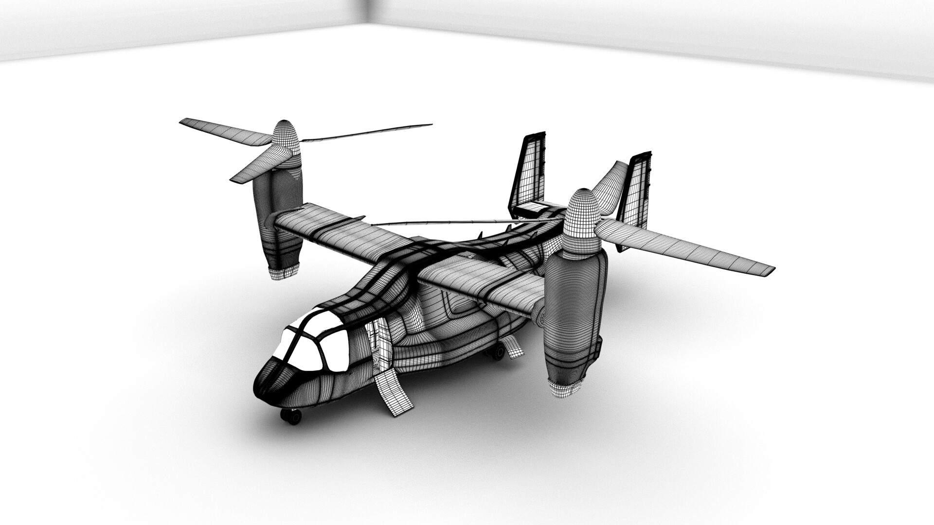 Matthew Hart - Bell Boeing V22 Osprey (High Poly)