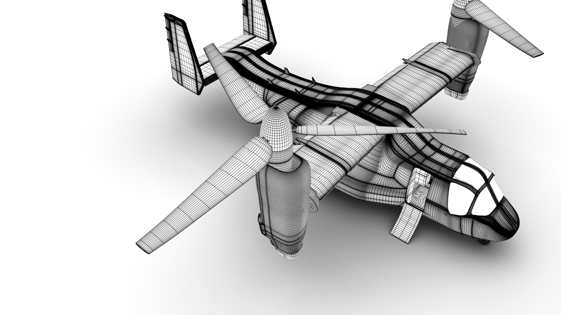 Matthew Hart - Bell Boeing V22 Osprey (High Poly)