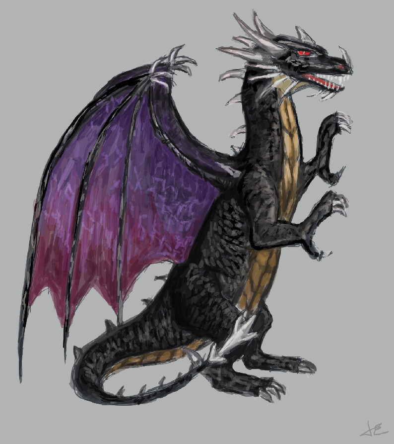 ArtStation - "Black dragon"