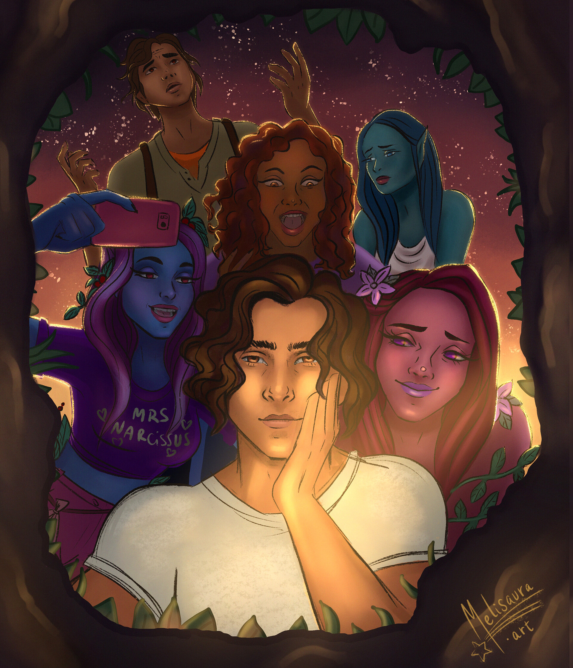 Narcissus And Echo Mark Of Athena